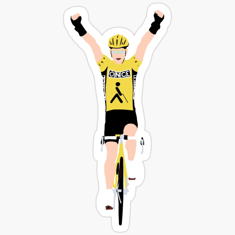 Laurent Jalabert - Once Sticker Phone Decal Water Bottle Stickers Car ...