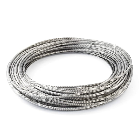 3/32" Stainless Steel Grade 7x7 Grade 304 Aircraft Cable Wire Rope ...