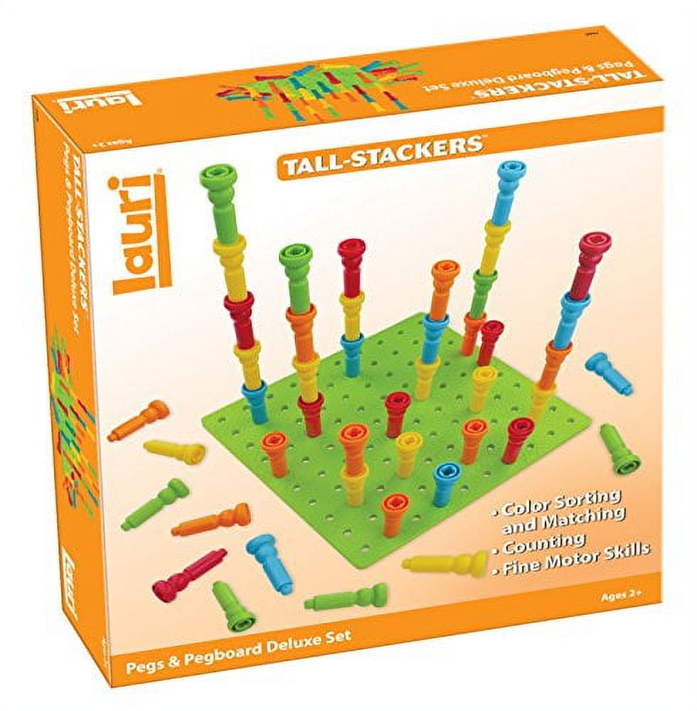 Lauri Deluxe Tall-Stacker Pegs & Pegboard Set - Walmart.com