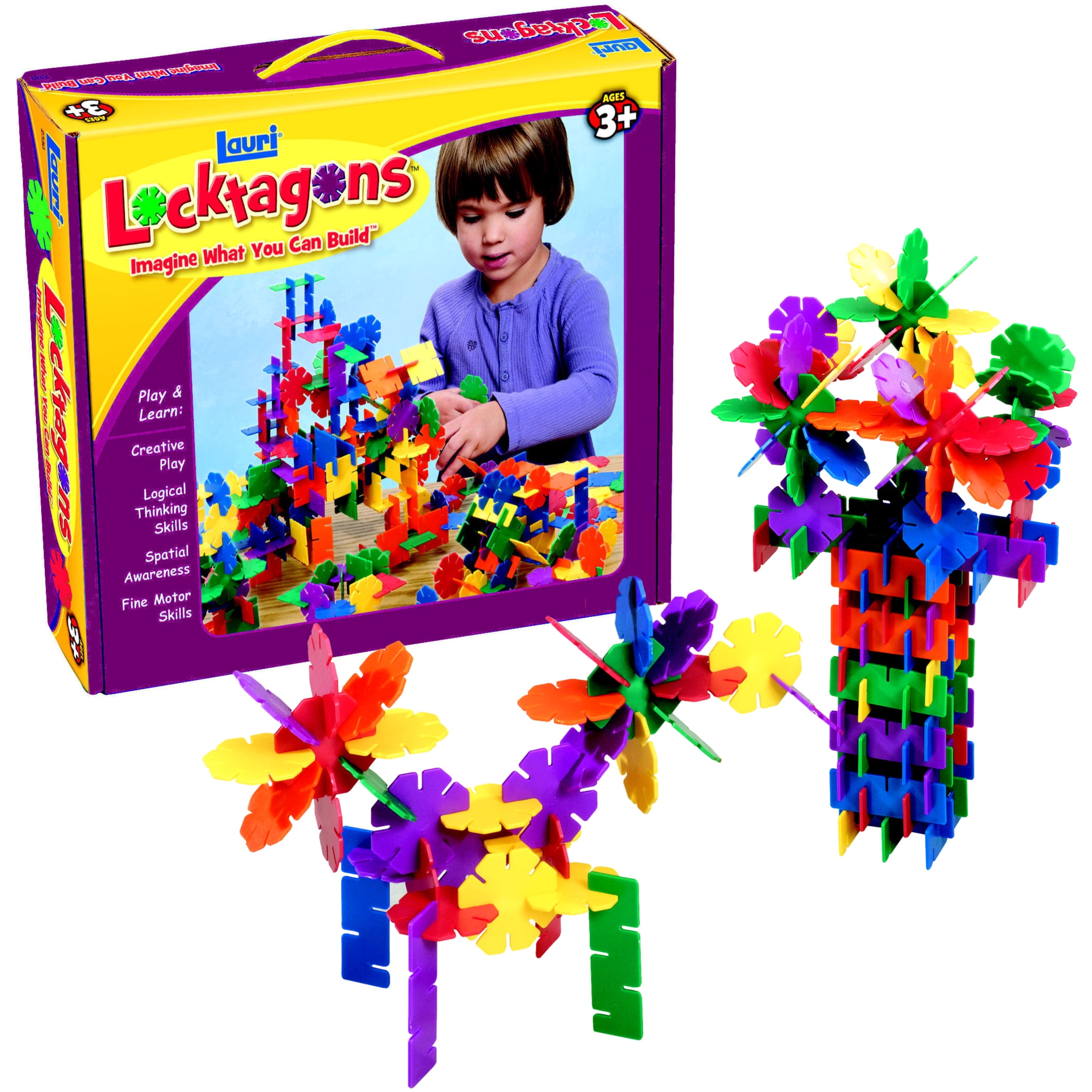Lauri Locktagons Set, Bright Colors, Set of 200 - Walmart.com