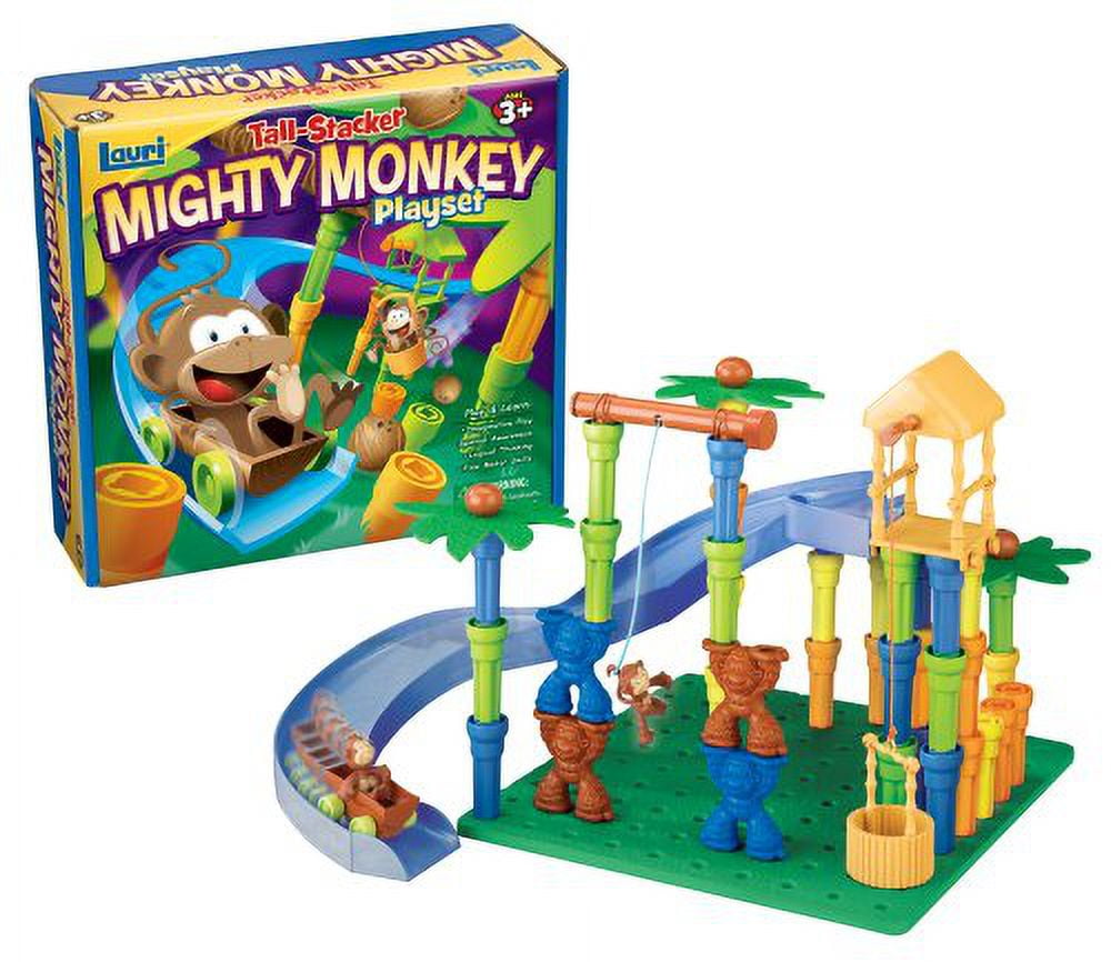 Lauri Tall-Stacker Mighty Monkey Playset - Walmart.com