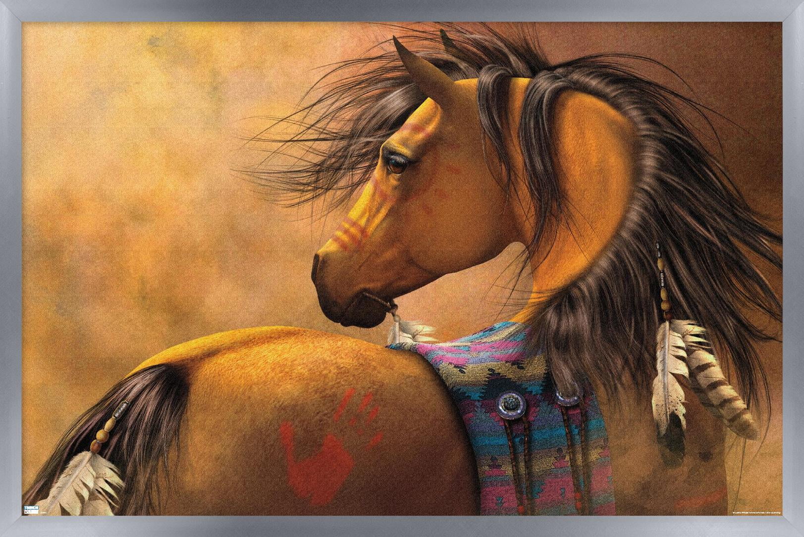 Laurie Prindle - Kiowa Gold Wall Poster, 14.725" x 22.375" Framed ...