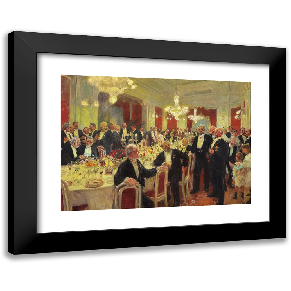 Laurits Tuxen 14x11 Black Modern Framed Museum Art Print Titled - One ...