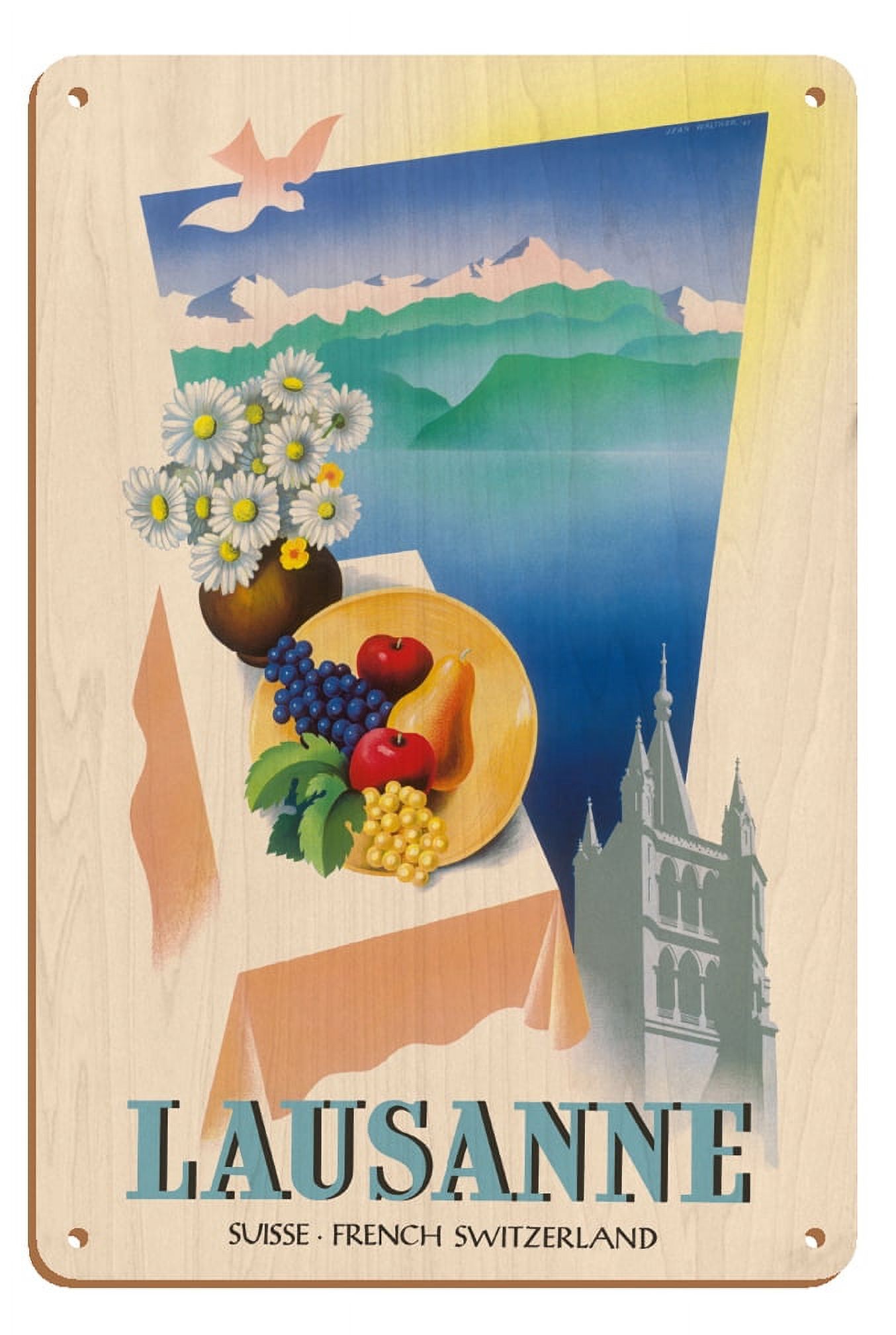 Lausanne Suisse - French Switzerland - Lausanne Cathedral - Lake Geneva ...