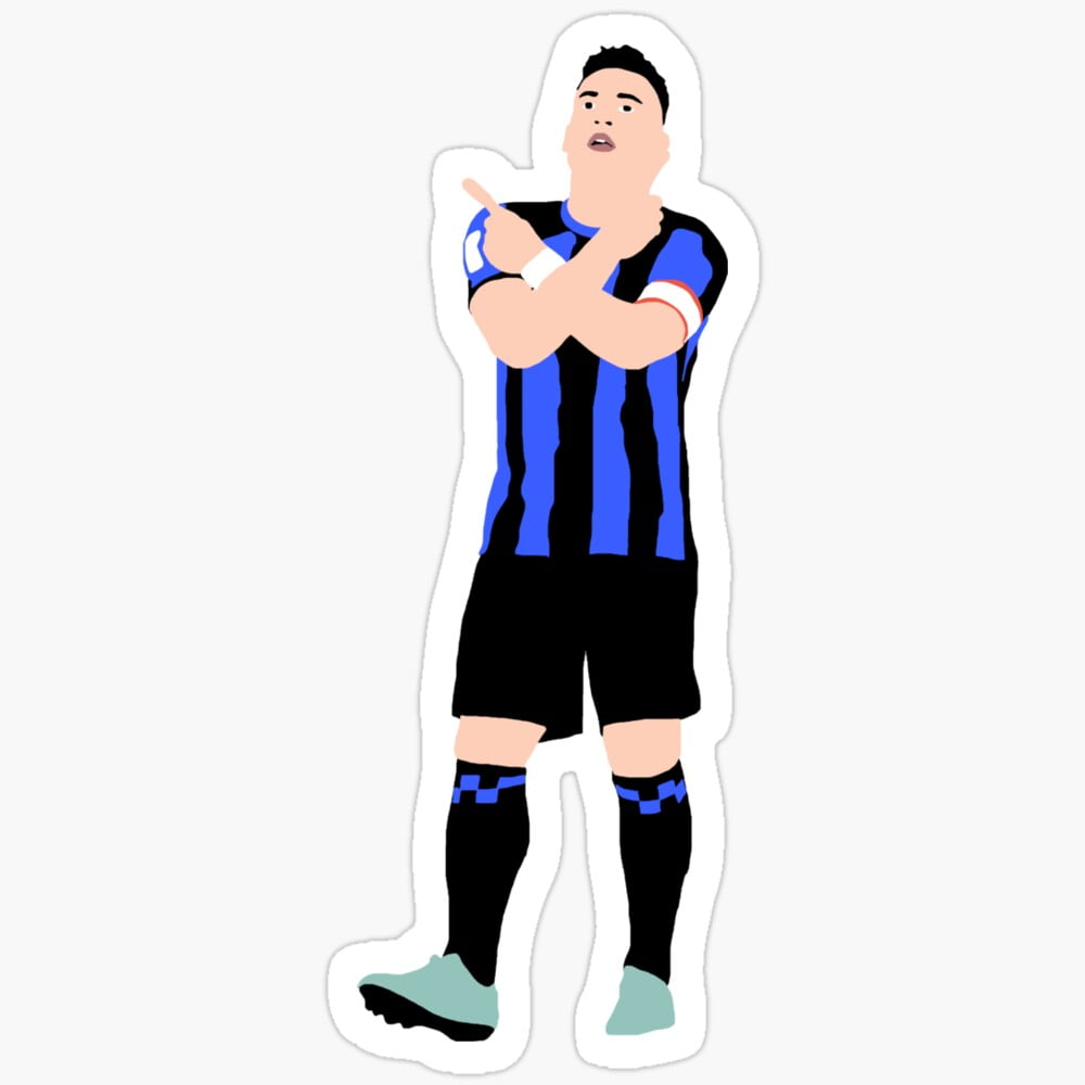 Lautaro Martinez Sticker Phone Decal Water Bottle Stickers Car Decals ...