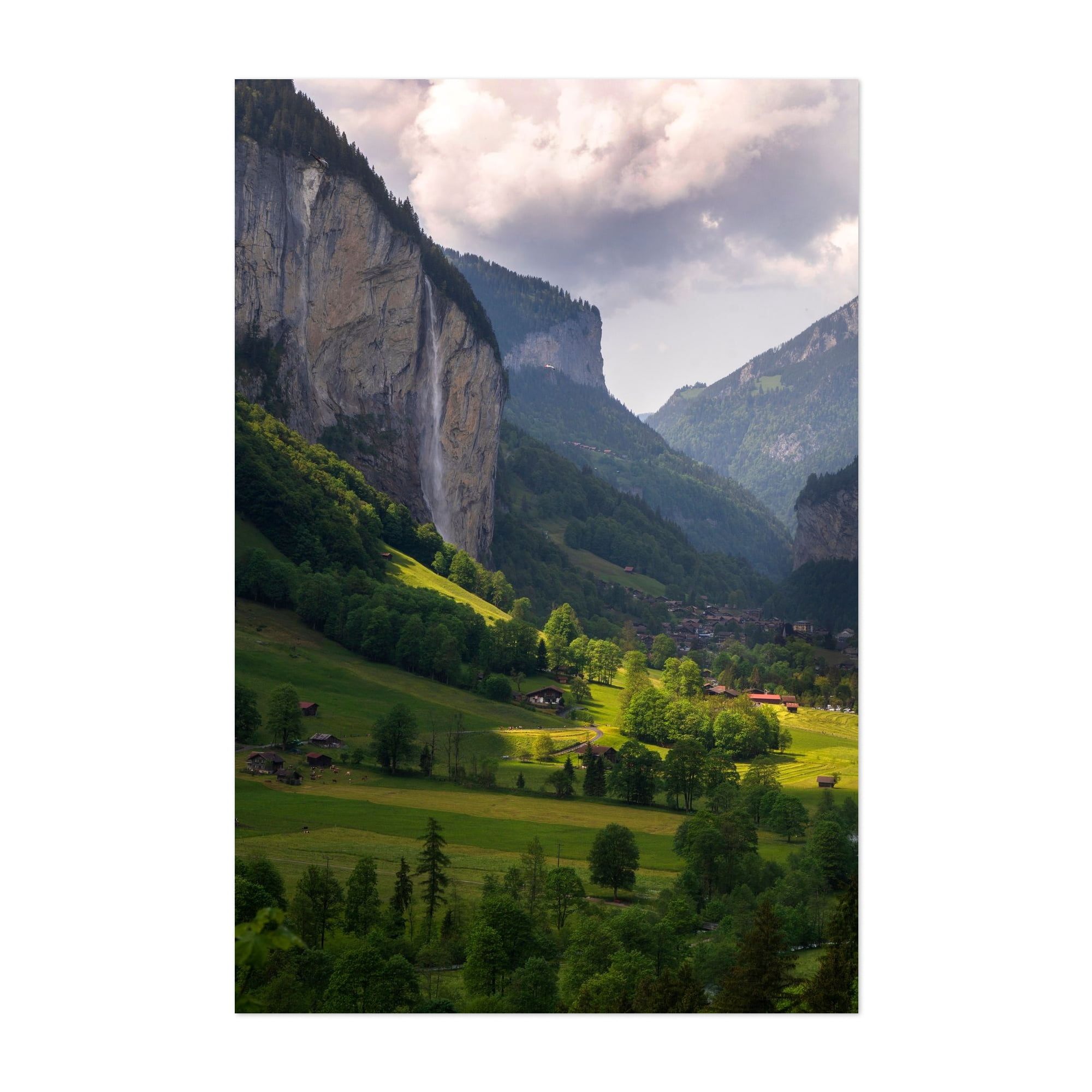 Lauterbrunnen Valley - Staubach Waterfall - Switzerland - Lauterbrunnen ...