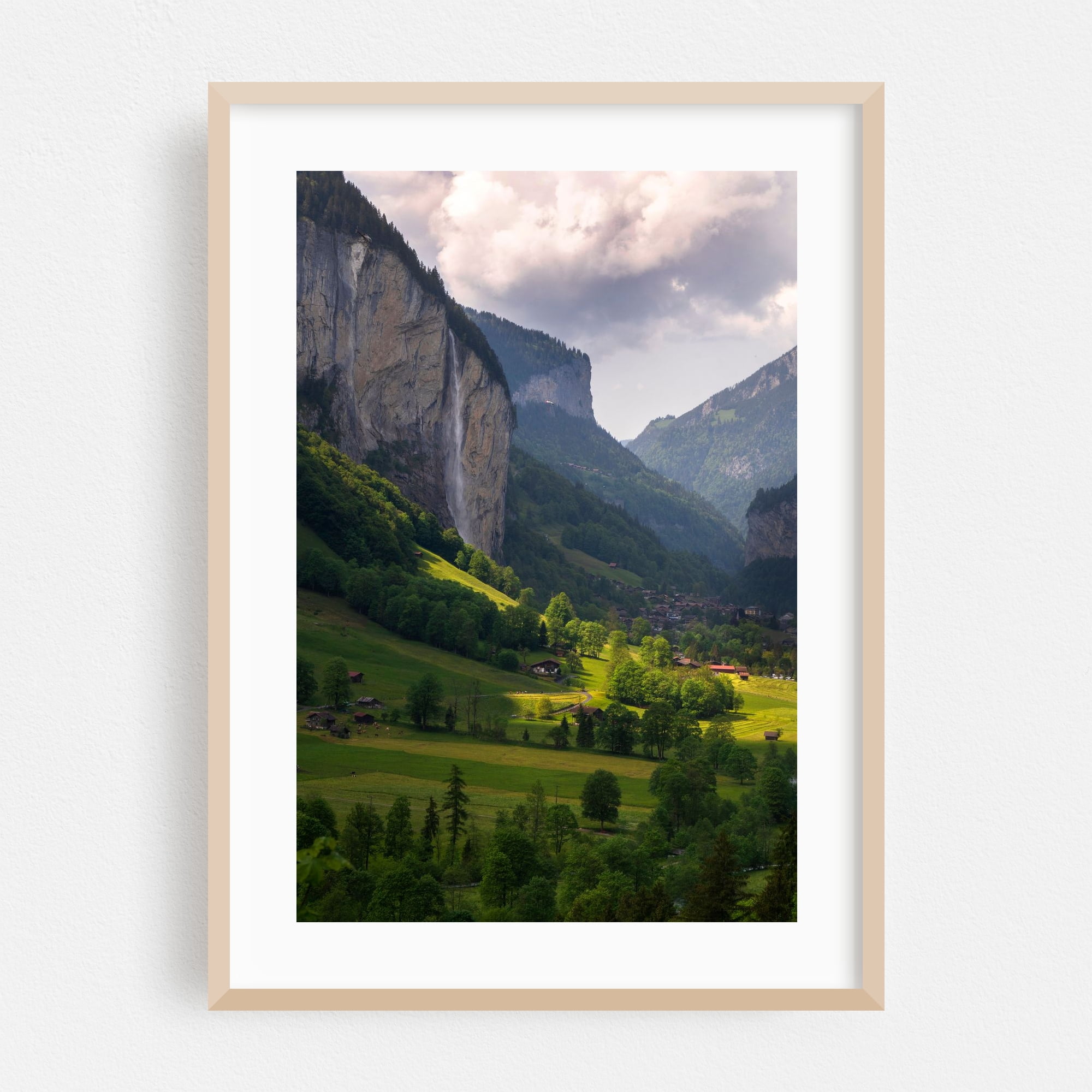 Lauterbrunnen Valley - Staubach Waterfall - Switzerland - Lauterbrunnen ...