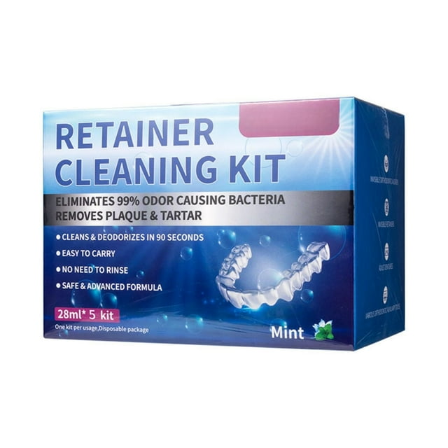 Lautos 28ml Cleaner Use Aligner/Retainer Cleansing Solution Disposable ...