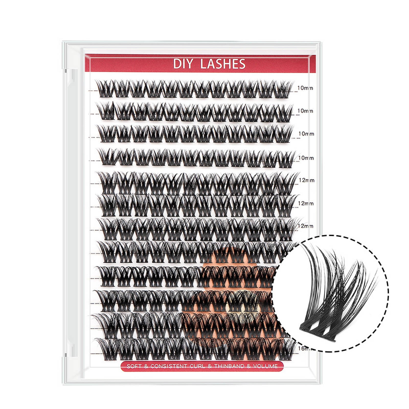 Lautos DIY Segmented False Eyelashes Cluster Lashes For Natural Look ...