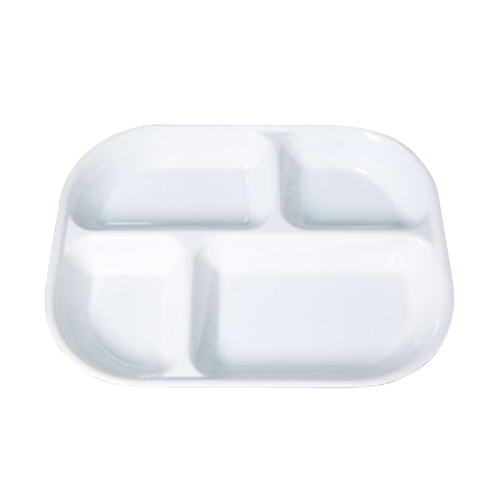 Lautos Heat Imitation Porcelain Compartment Fast Food Trays ...