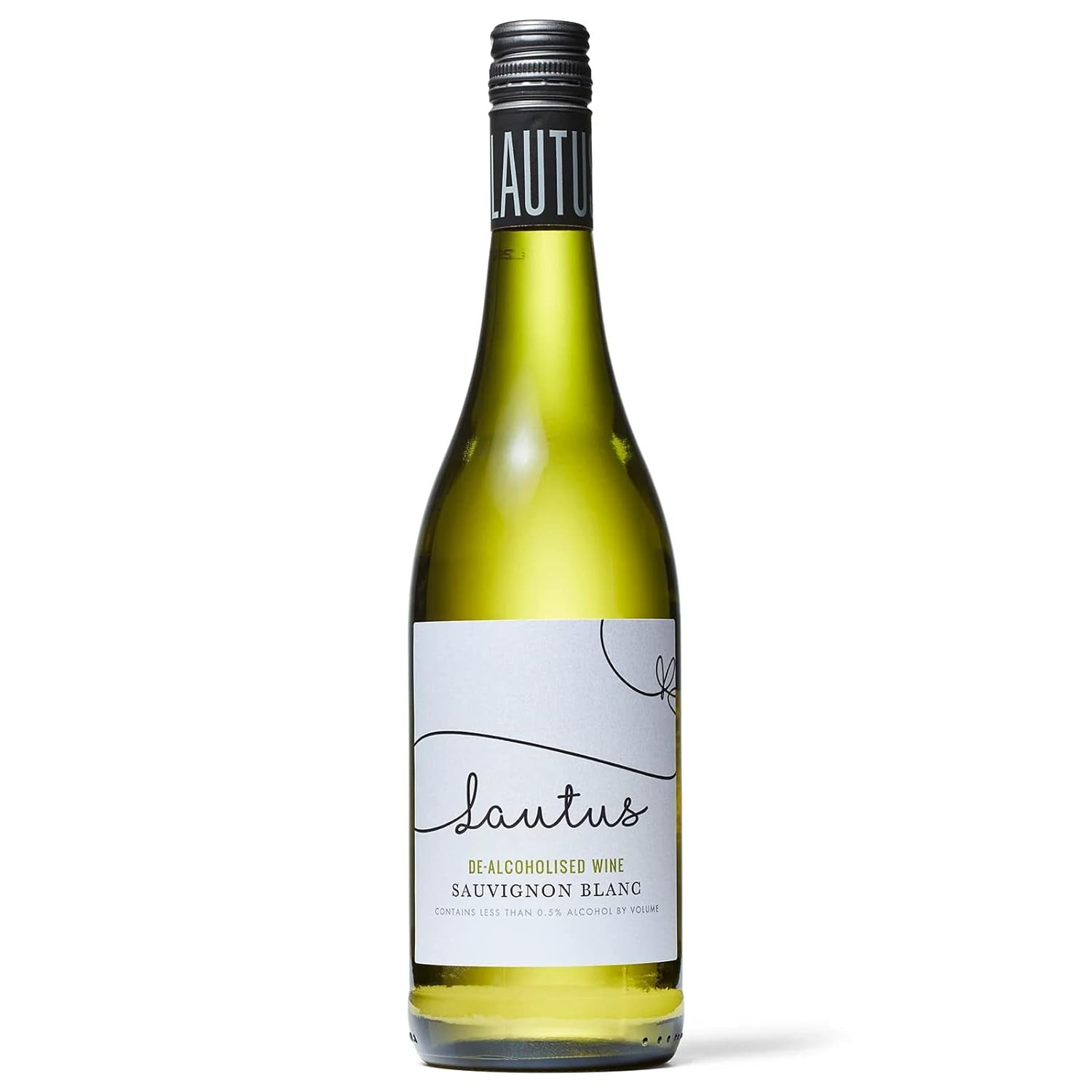 Lautus Sauvignon Blanc Non-Alcoholic Wine, Made From Cool Climate Sauvingon Blanc Grapes, 750 ml ...
