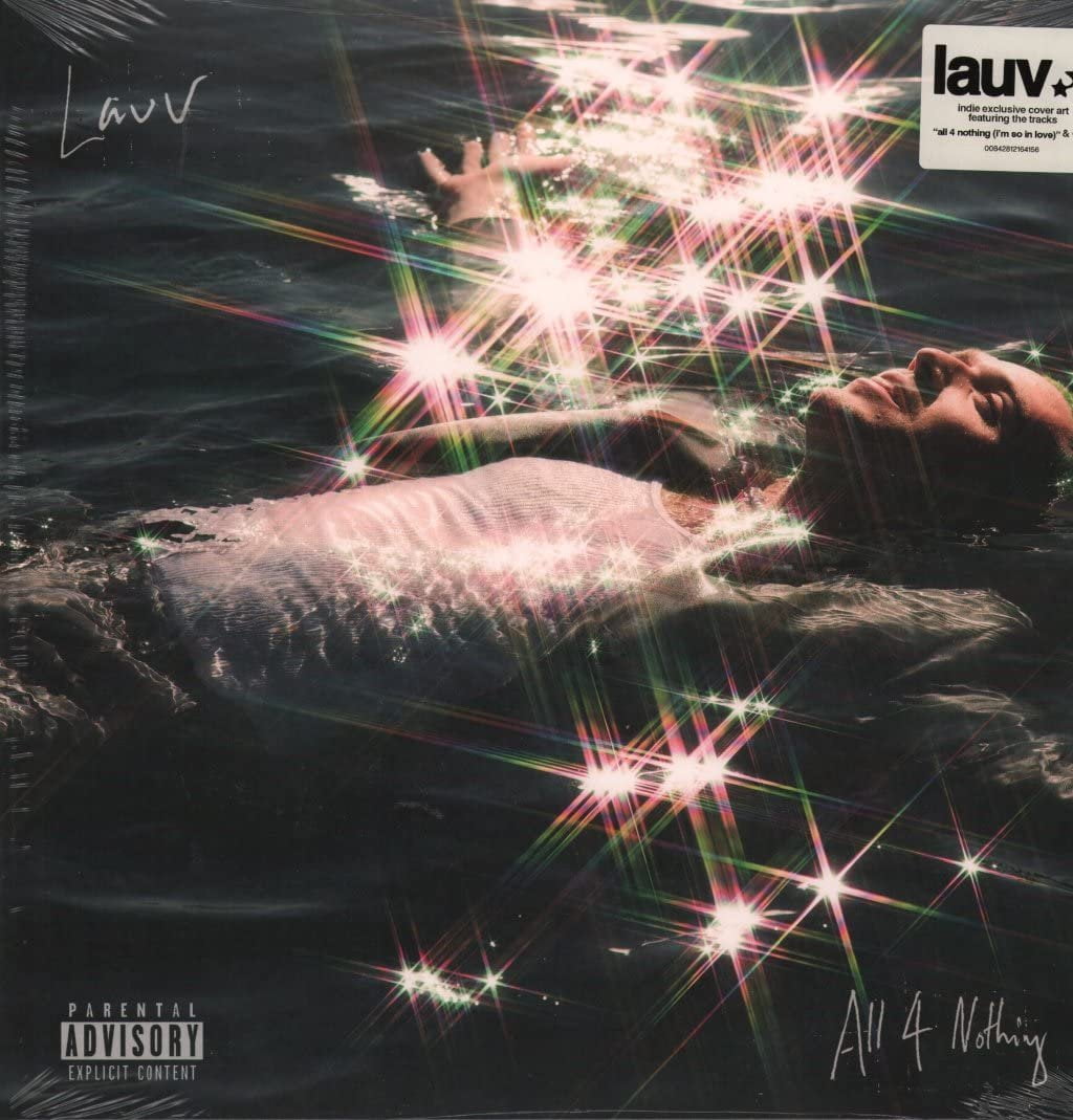 Lauv - All 4 Nothing Limited Edition Ocean Blue Marble Colored Vinyl LP ...