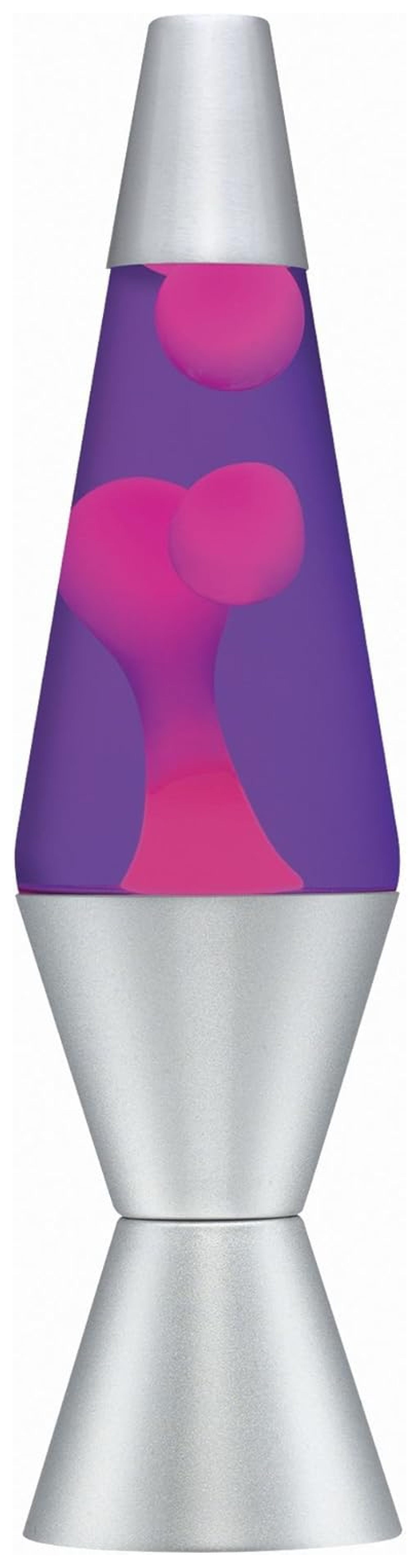 Lava Brand Lava Lamp 14.5" Pink Purple Silver - Walmart.com