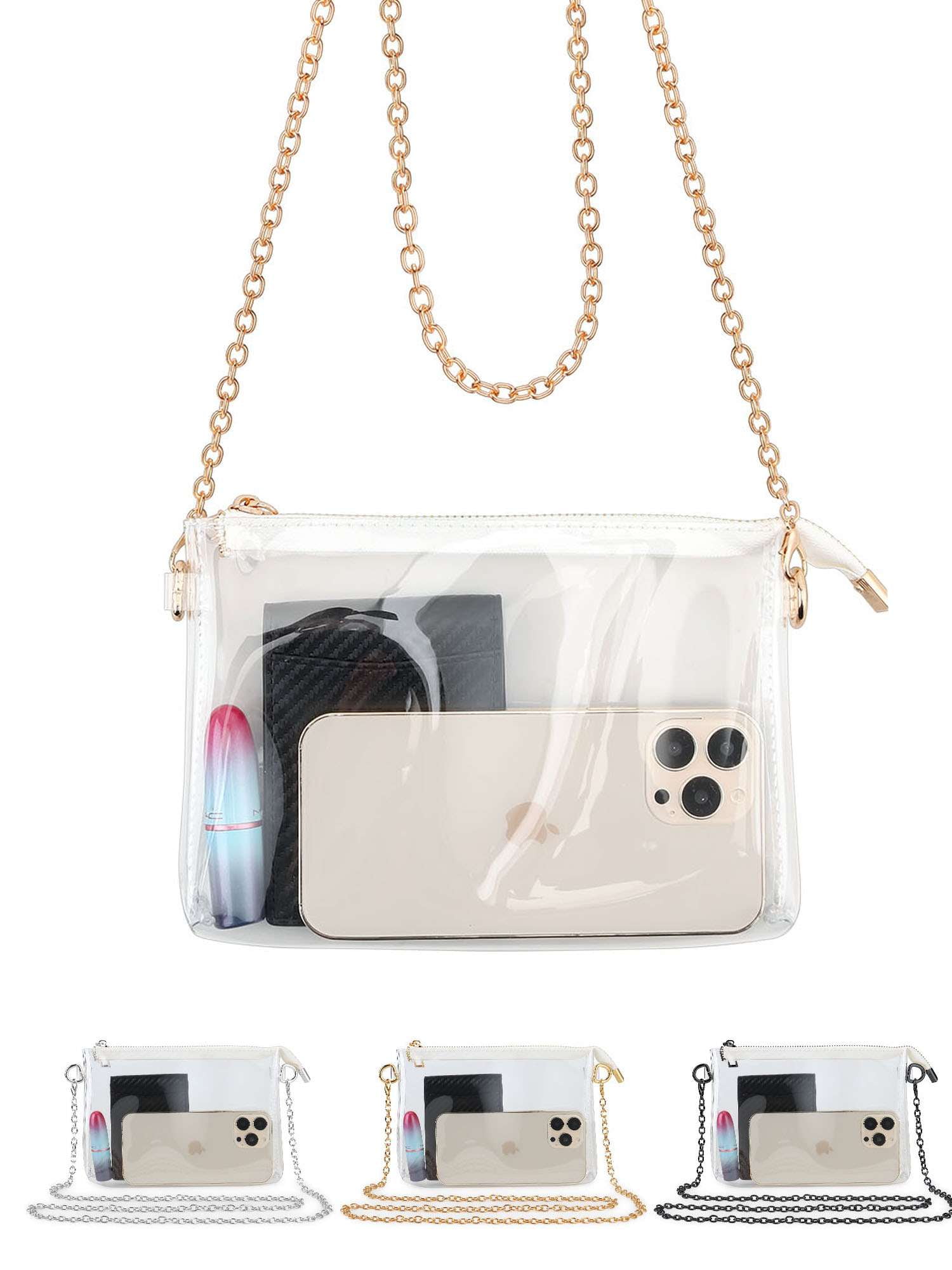 Lava Clear Purse for Women Stadium Approved Clear Crossbody Bag with ...