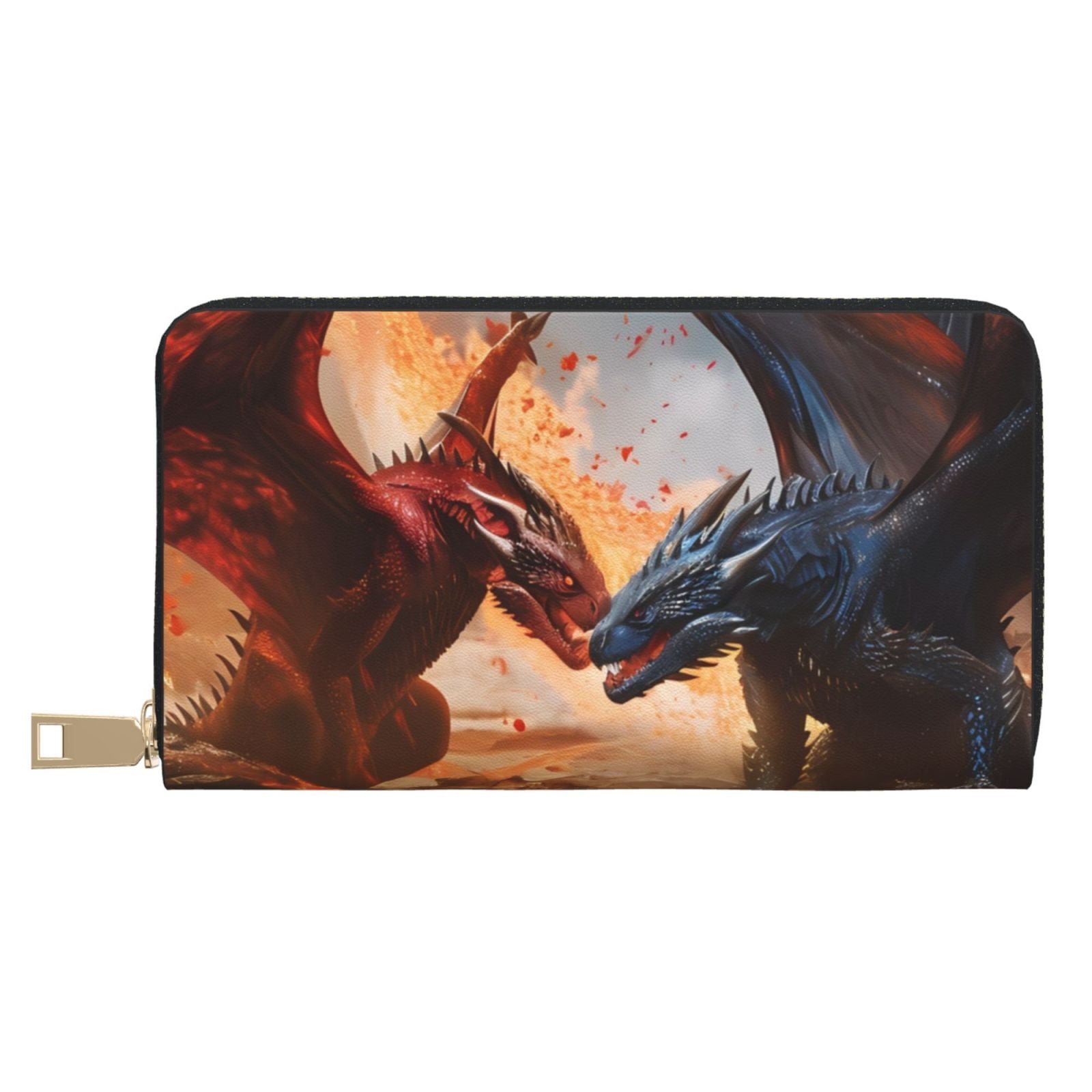 Lava Dragon Wallet Women, Leather Bifold Multi Card Wallet, Women's ...