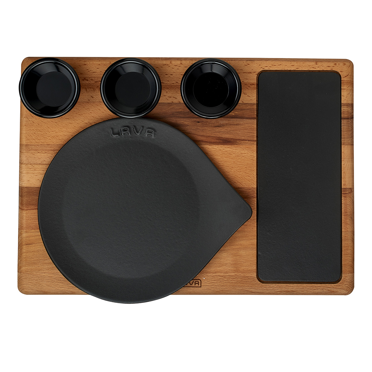 Lava Enameled Cast Iron Serving Dish-Pan 8 inch-Drop Shaped with ...