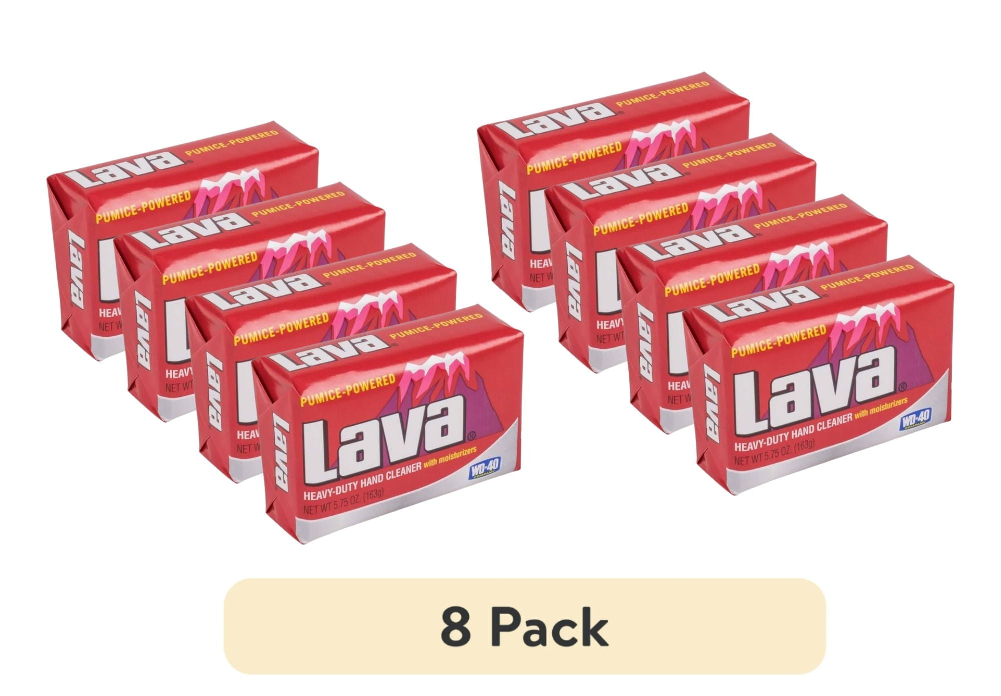 Lava Hand Cleaning and Moisturizing Pumice Bar Soap 5.75 Ounces 8 Pack ...
