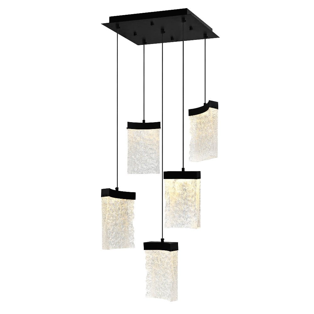 Lava Integrated LED Black Mini Pendant - Walmart.com