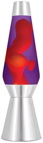 Lava® Lamp Grande 27" - Yellow Wax/Purple Liquid/Silver Base & Cap [New ...