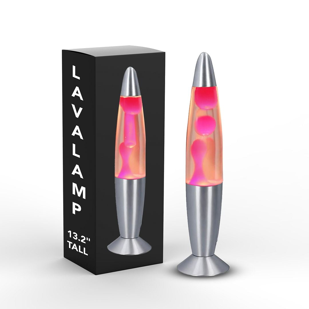 Shop LC Yellow Wax Rocket-Shaped Lava Lamp with Aluminium Base, 14-Inch ...