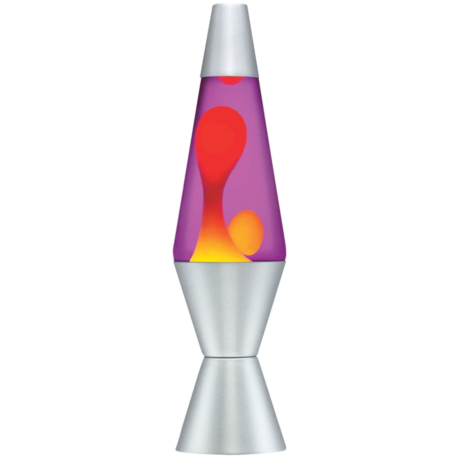 Lava Life 14.5 inch Lava Lamp, Wax in Red and Yellow Purple Liquid ...