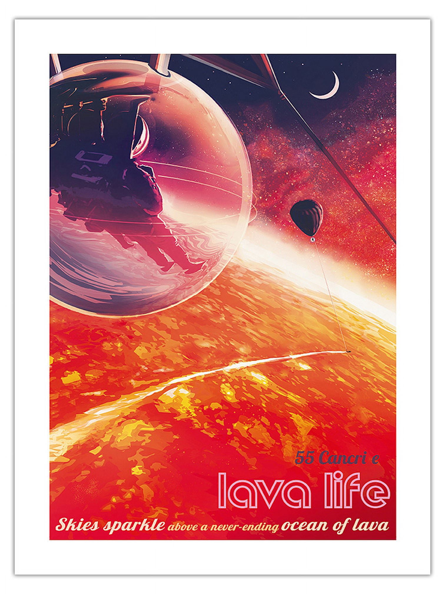 Lava Life - 55 Cancri e - Skies Sparkle Above a Never Ending Ocean of ...