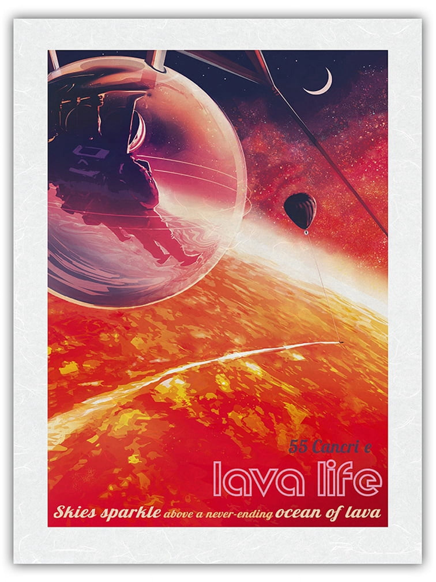 Lava Life - 55 Cancri e - Skies Sparkle Above a Never Ending Ocean of ...