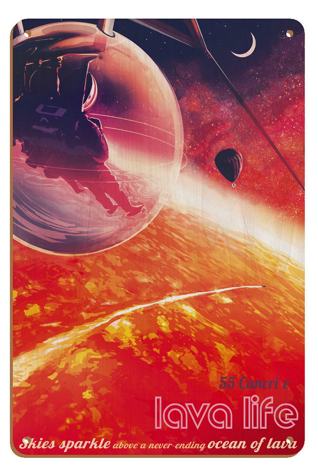 Lava Life - 55 Cancri e - Skies Sparkle Above a Never Ending Ocean of ...