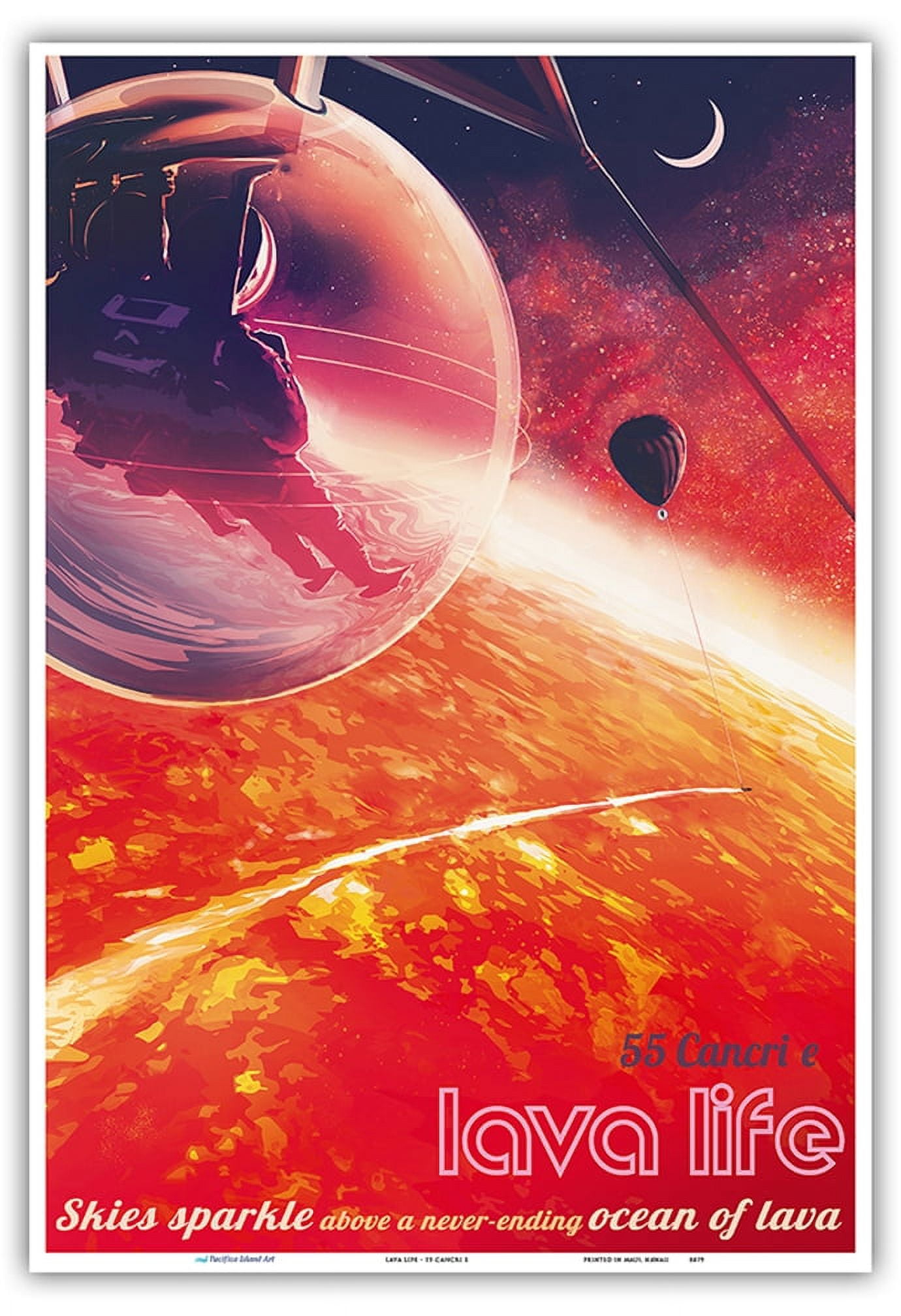 Lava Life - 55 Cancri e - Skies Sparkle Above a Never Ending Ocean of ...