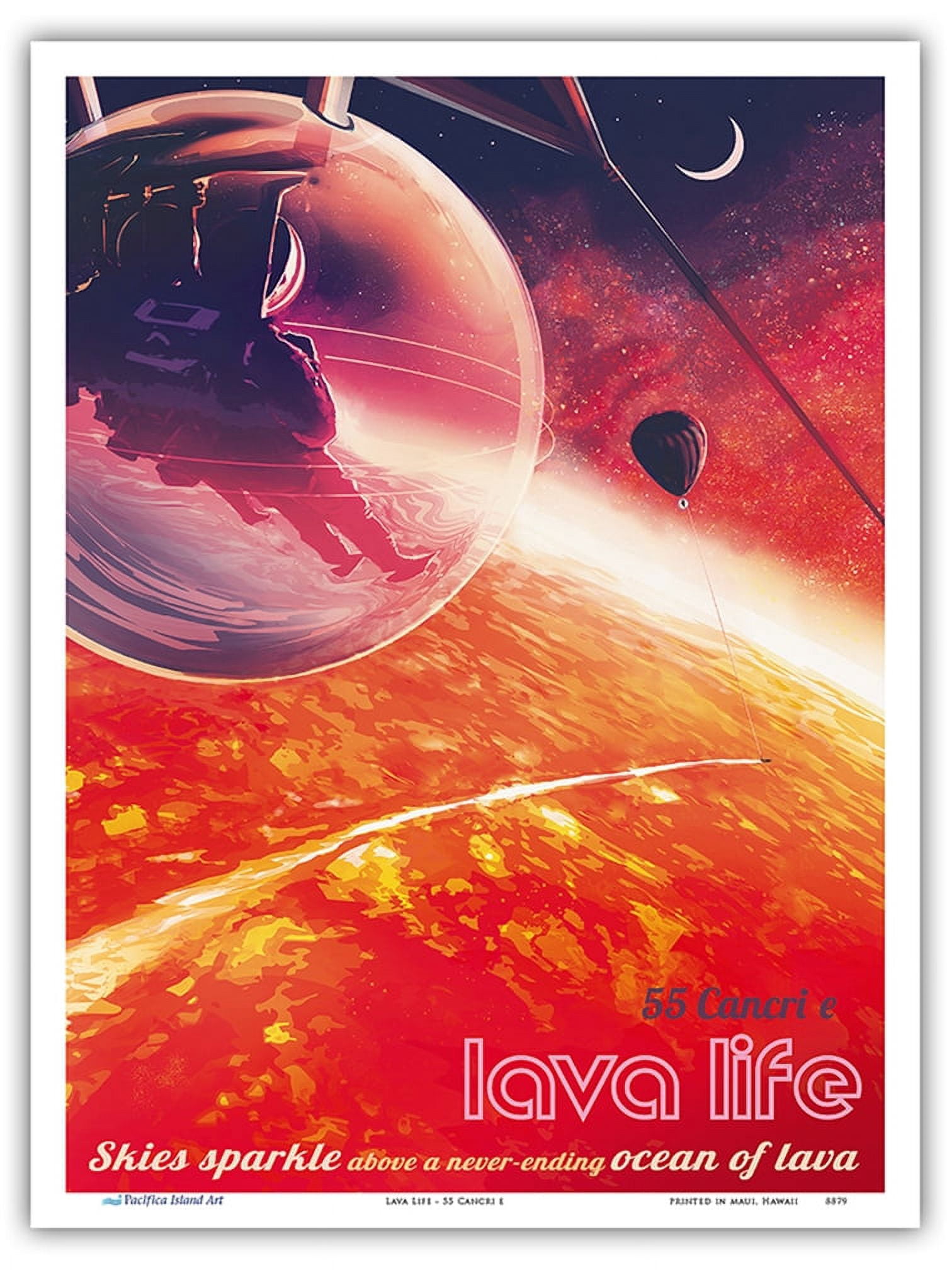 Lava Life - 55 Cancri e - Skies Sparkle Above a Never Ending Ocean of ...
