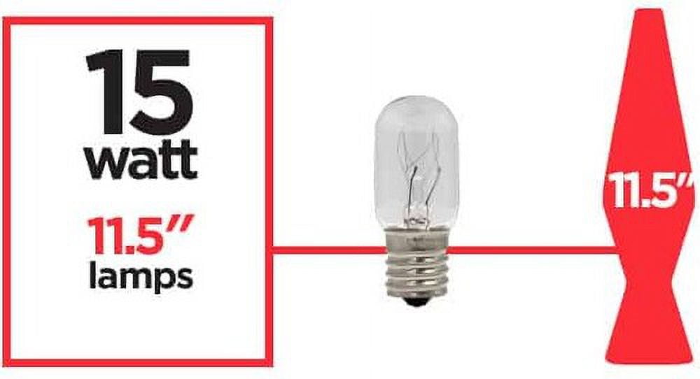 Lava Lite Incandescent 15W Light Bulbs, 2 Pack - Walmart.com