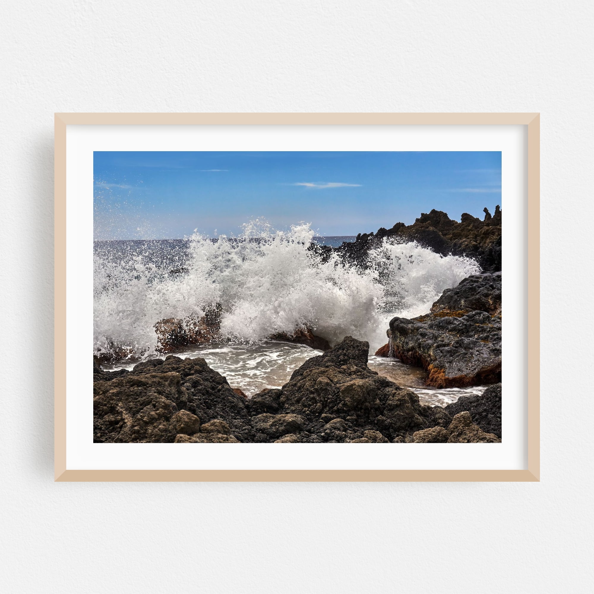 Lava Meets the Sea at La Perouse Bay - Hawaii Photography Waves Ocean ...