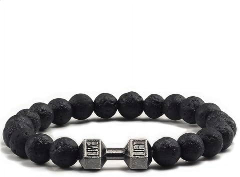 Lava Rock Bracelets for Men - 8mm Beaded Bracelets for Men Trendy Lava ...