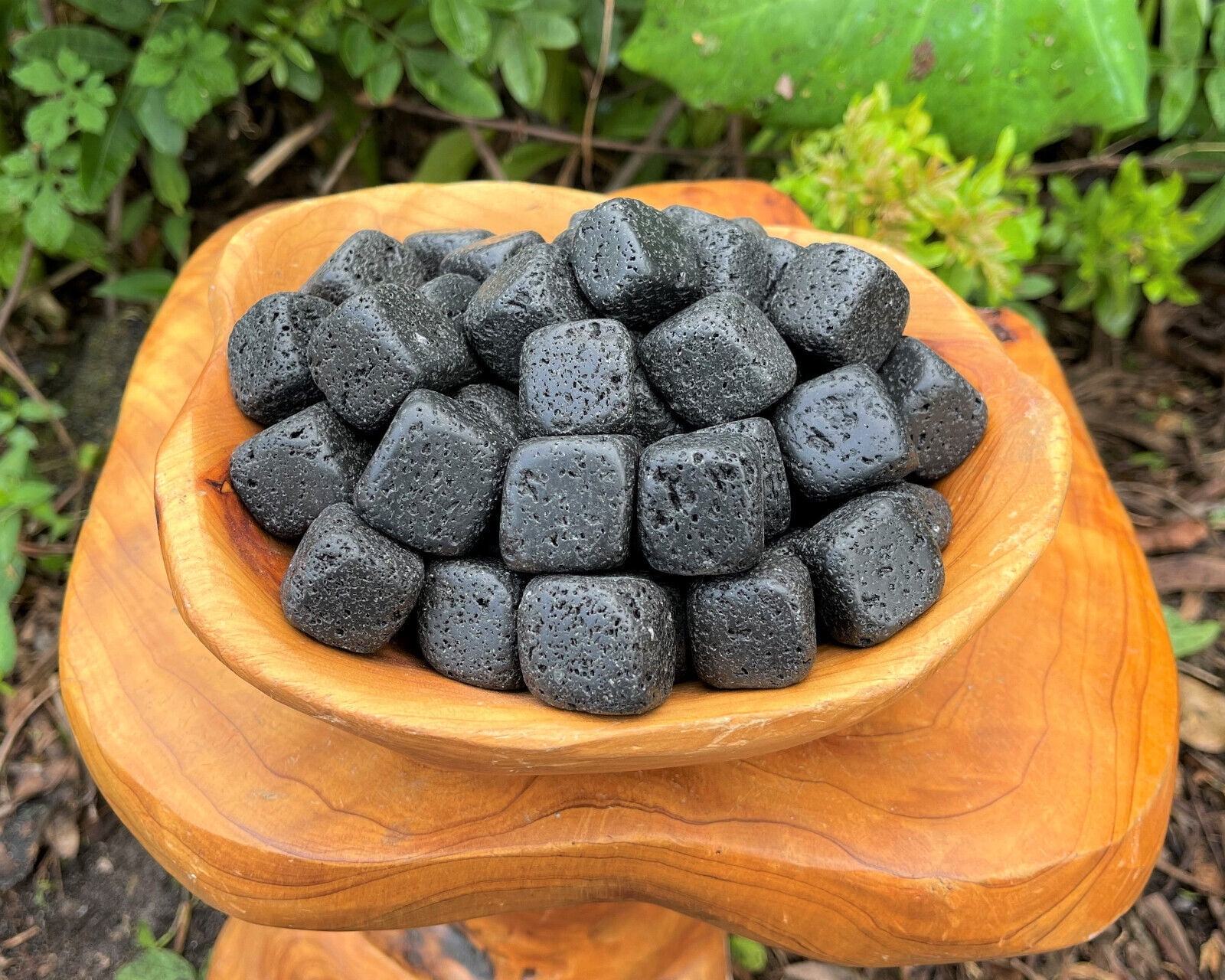 Lava Rock Tumbled Stones: Choose How Many Pieces (Volcanic Lava Tumbled ...