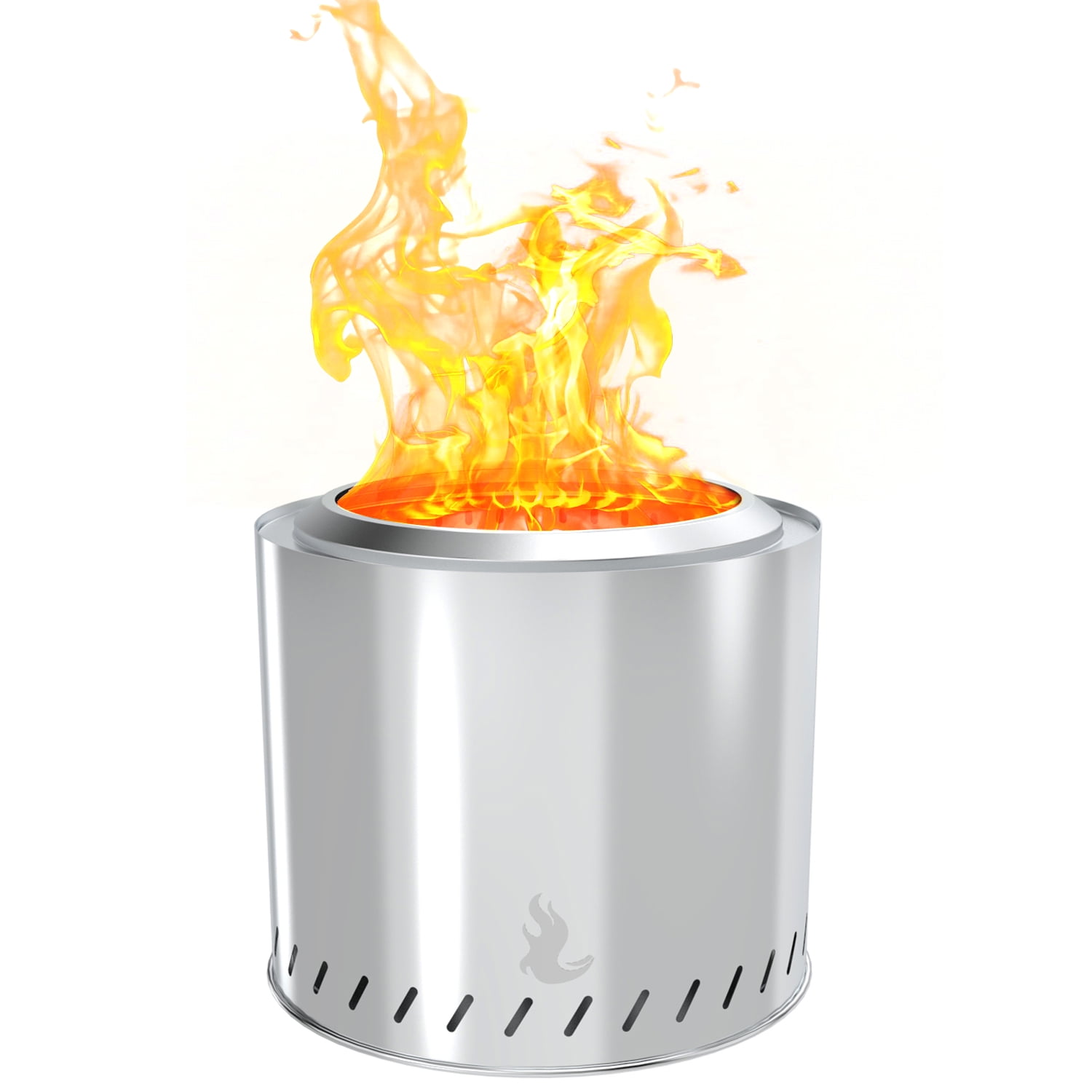 Lava Star 15" Stainless Steel Low Smoke Fire Pit Wood Burning ...