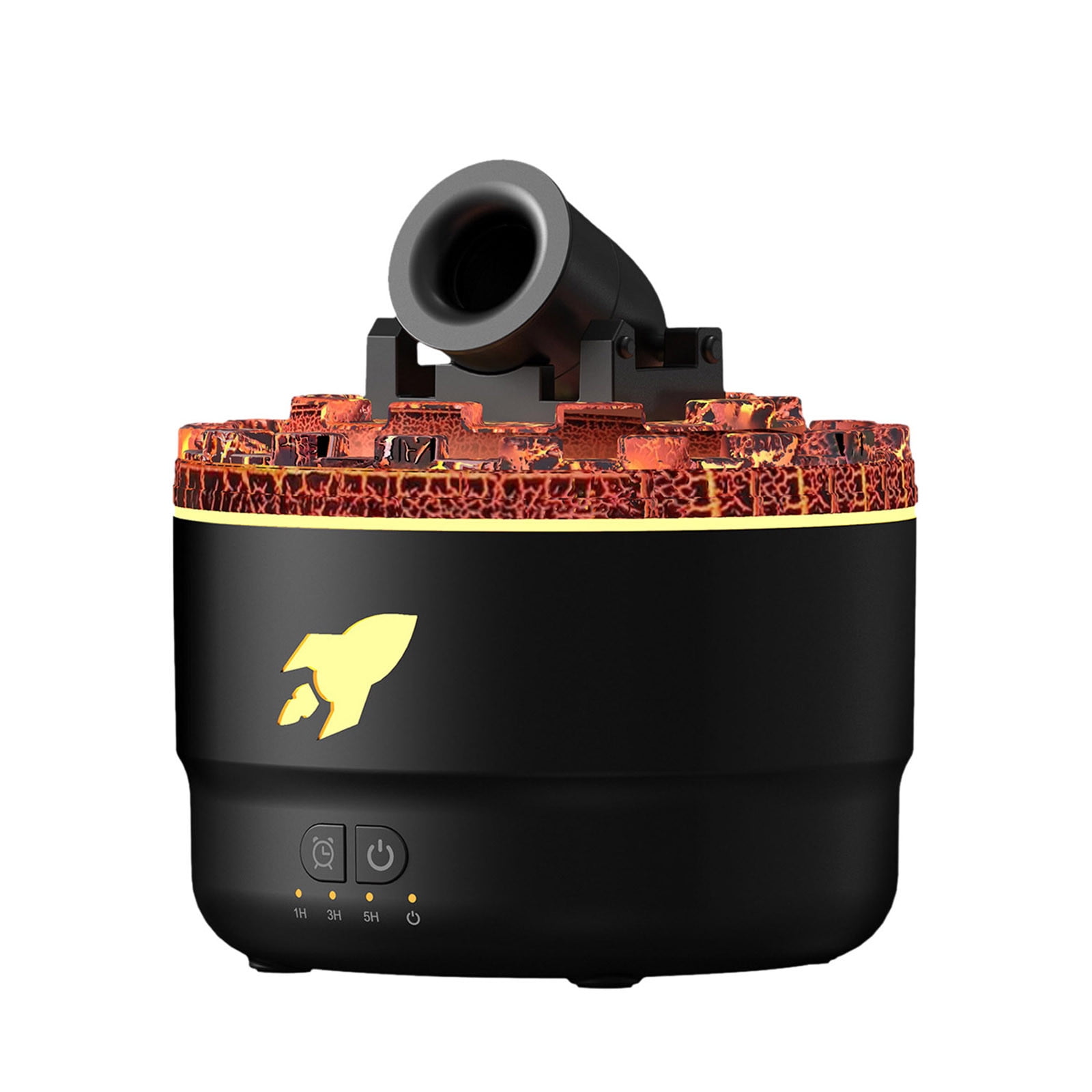 Lava Turret Oil Diffuser - 7-Color LED, Waterless Auto-Off & Quiet, for ...