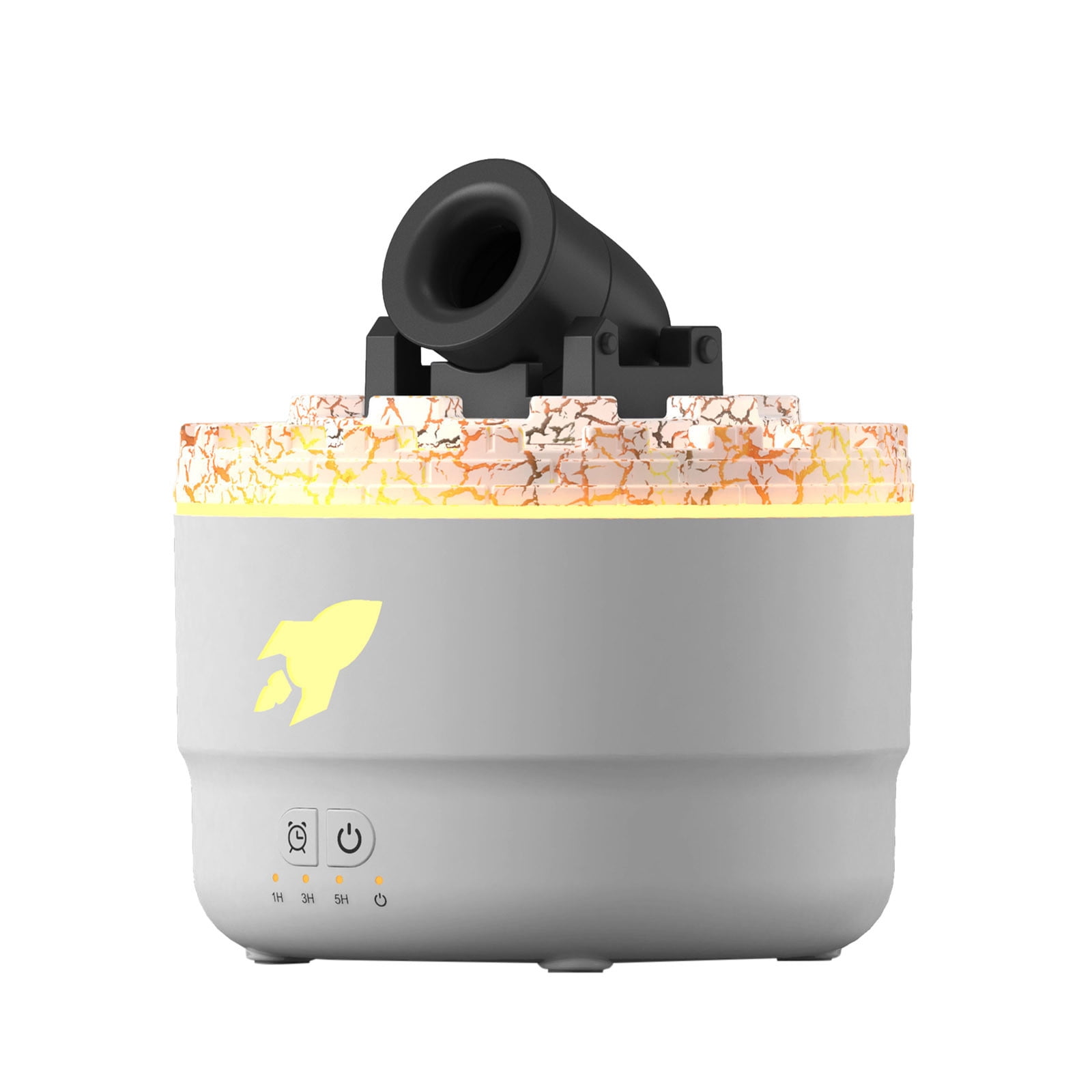 Lava Turret Oil Diffuser - 7-Color LED, Waterless Auto-Off & Quiet, for ...