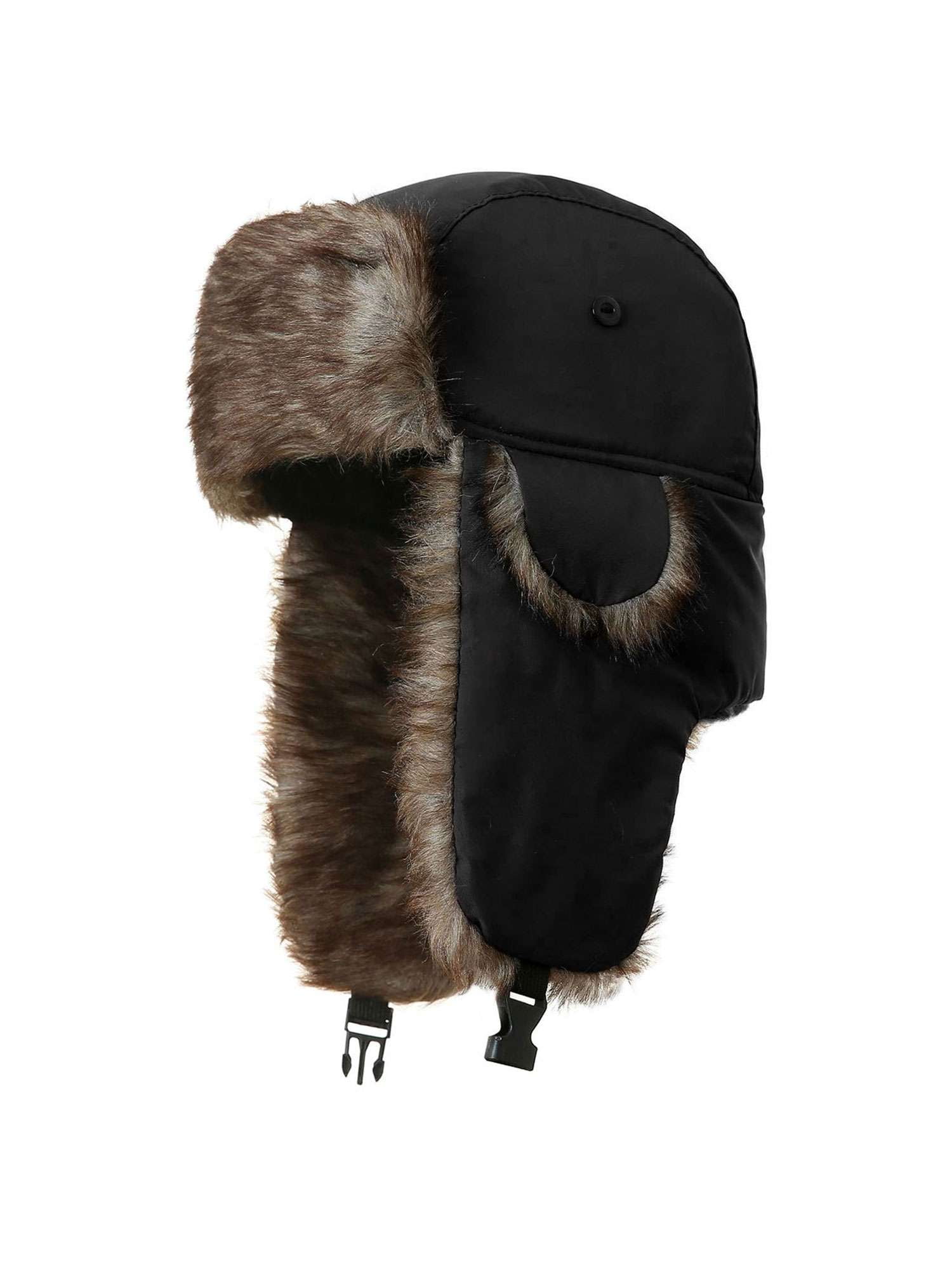 Lava Ushanka Trapper Hat - Warm Winter Hat with Ear Flaps, Windproof ...