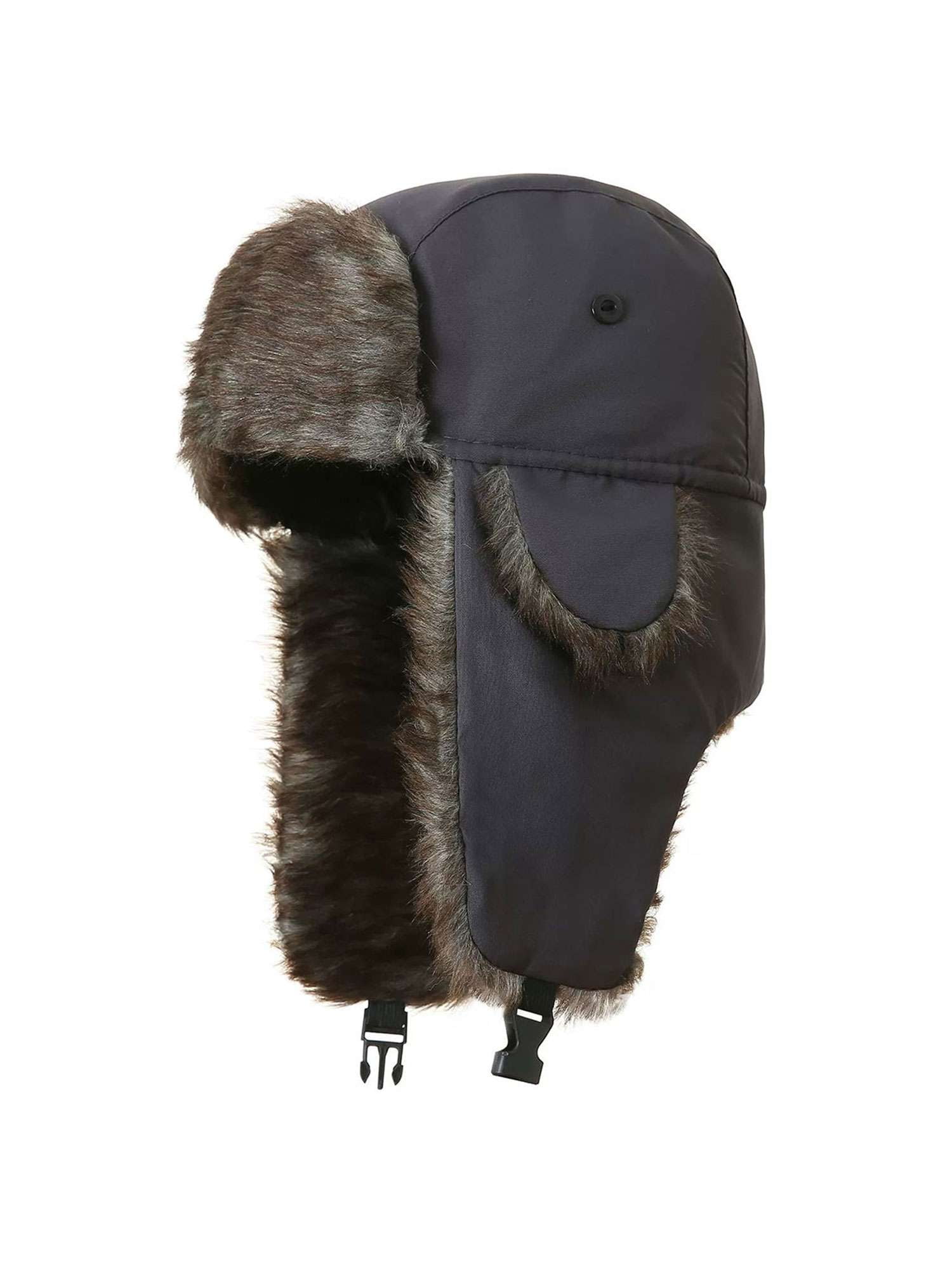 Lava Ushanka Trapper Hat - Warm Winter Hat with Ear Flaps, Windproof ...