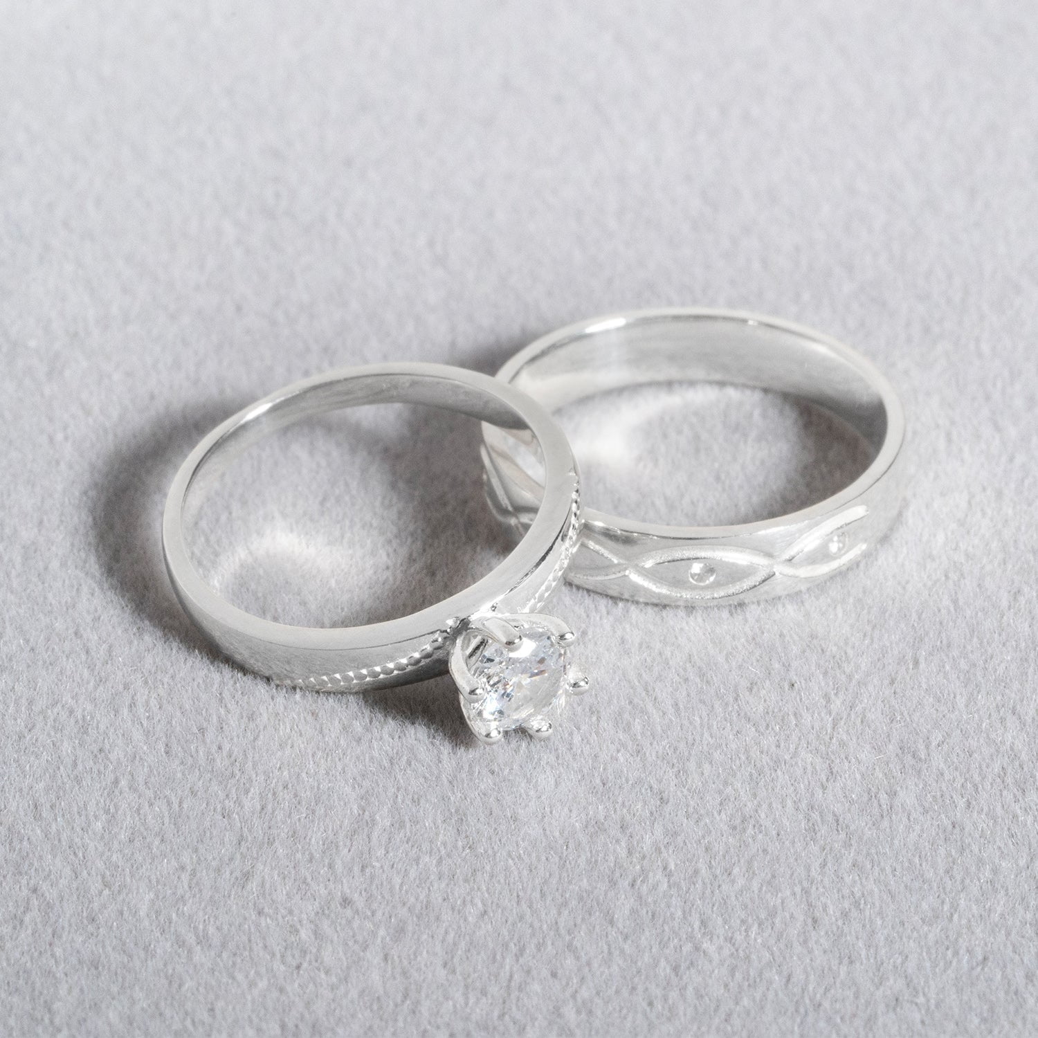 LavaJewelry, Destiny's Promise Ring, 925 Sterling Silver Ring, Infinity ...