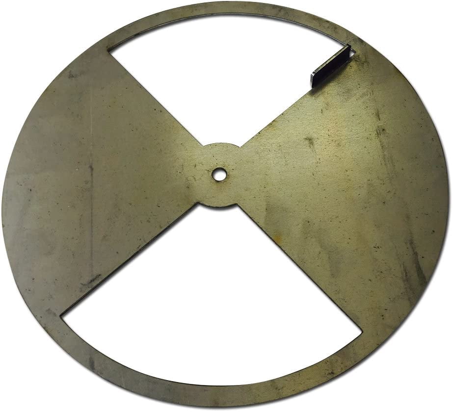 LavaLock Smoker Pinwheel bbq air damper pit grill vent, STEEL 4 6 8 12 ...