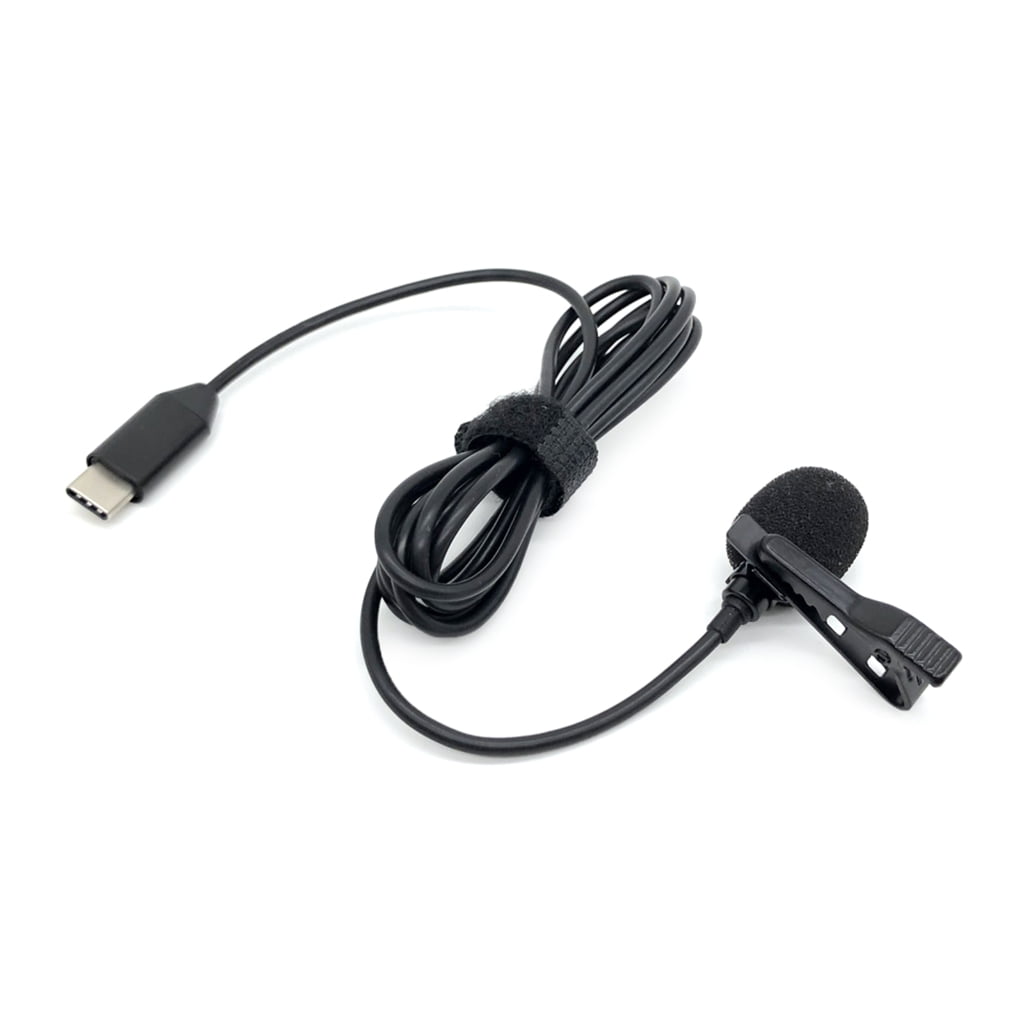 Lavalier Lapel Microphone Clip-on Omnidirectional Condenser Lavalier ...