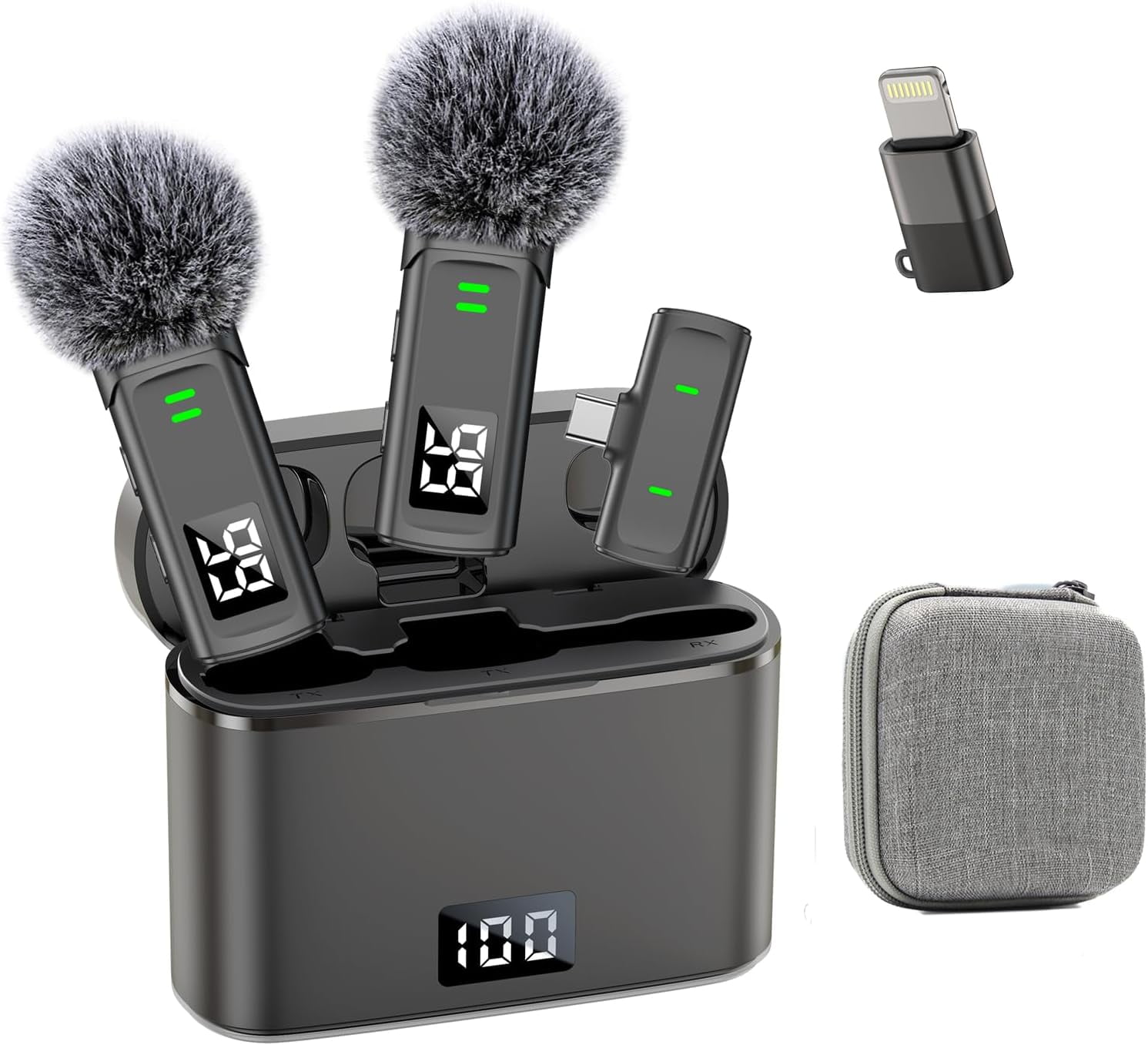Lavalier Microphone for USB C Lav Mic for 17 16 Android Phone ...