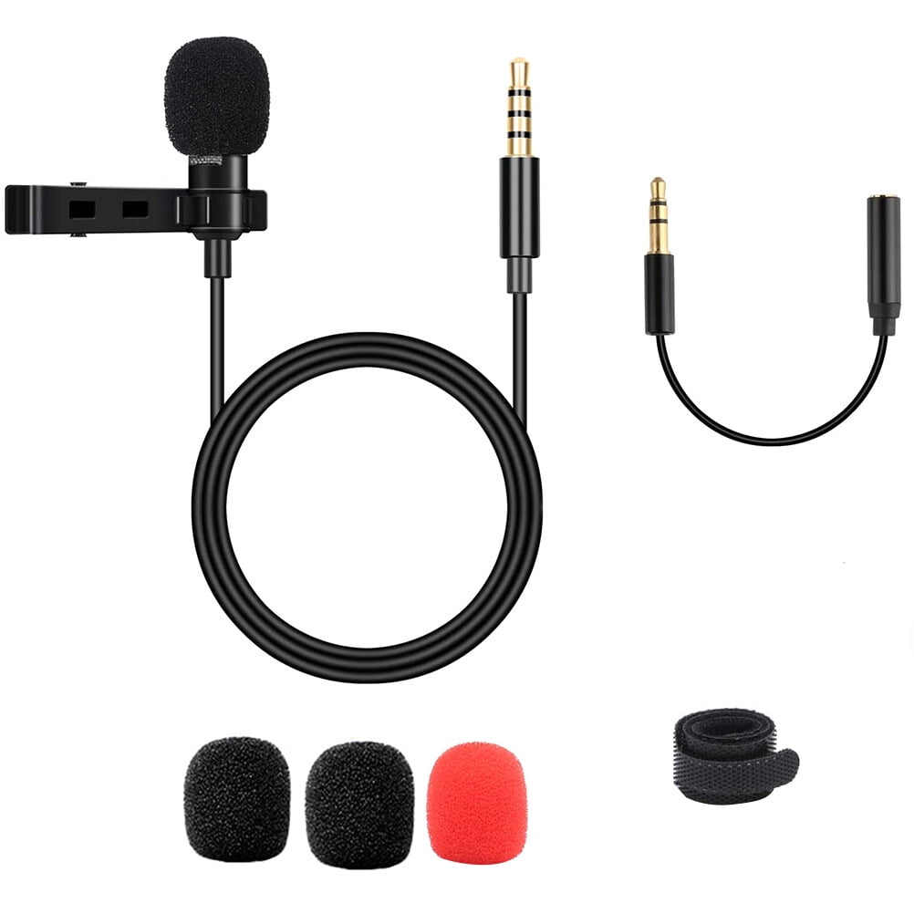 Lavalier Omnidirectional Microphone Tie Microphone Noise Cancelling ...