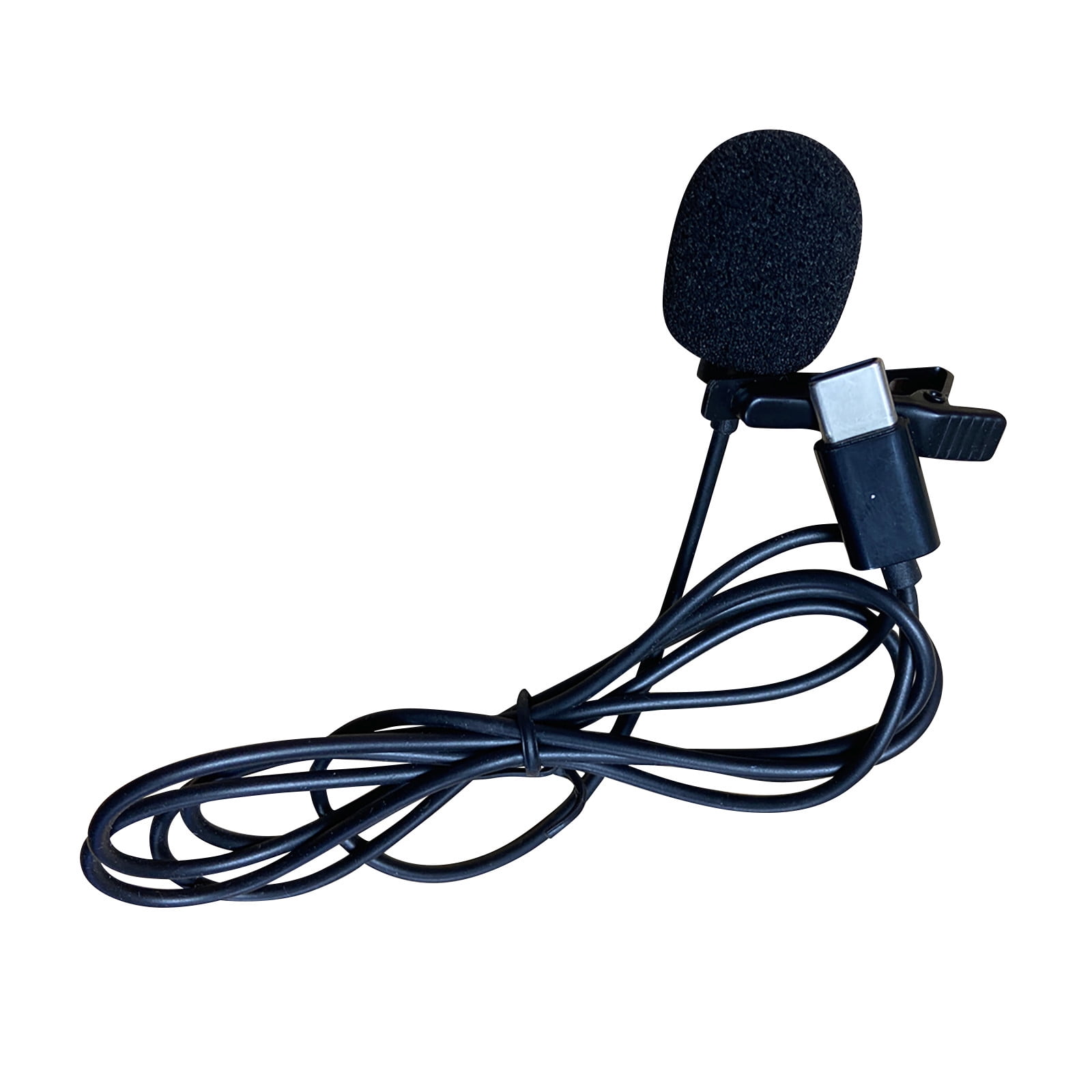 Lavalier Type Wired Mobile Phone Microphone USB interface / Type-C ...