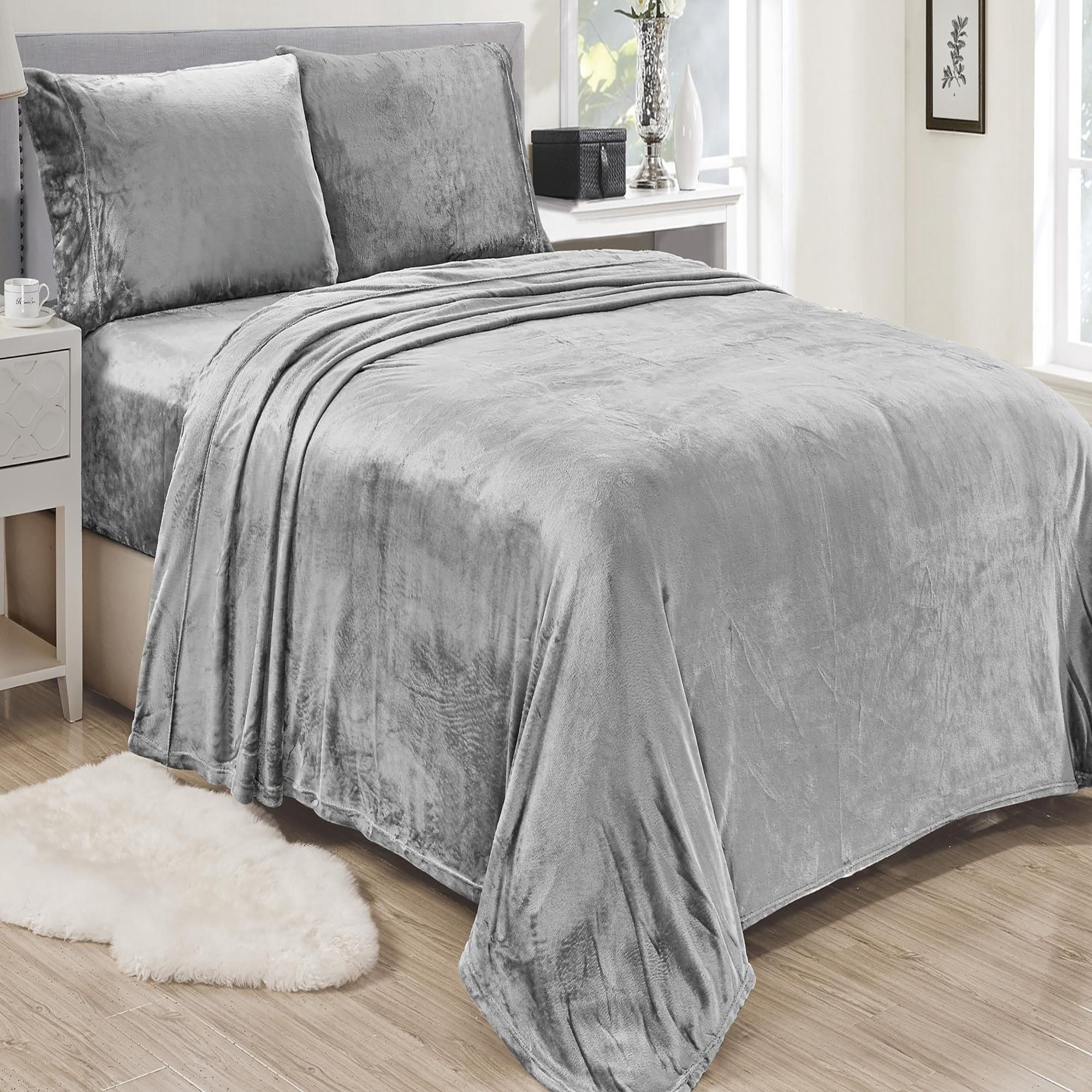 Lavana Microplush Ultra Premium All Season Soft Brushed Sheet Sets ...