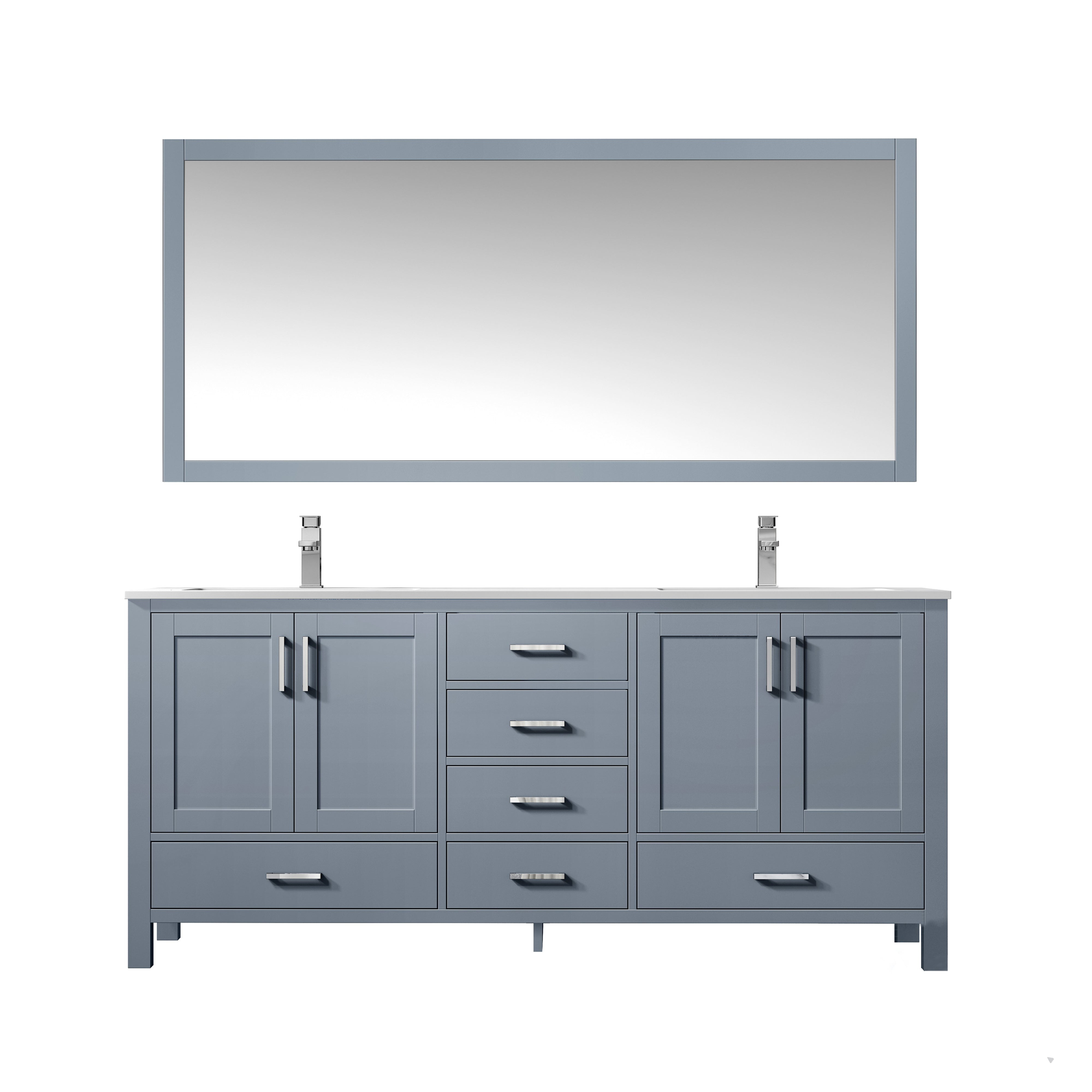 Lavanti Jumana 72 Inch Bathroom Vanity with Sink – Stylish Gray Vanity ...