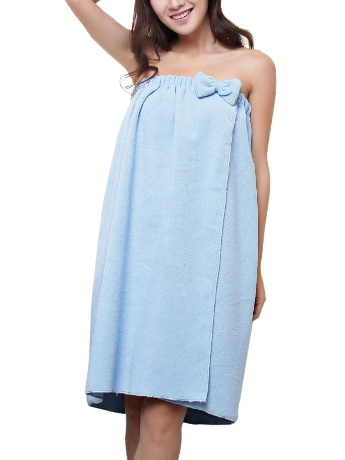 Lavaport Women Bath Towel Shower Robe Microfibe SPA Absorbent Body Wrap ...