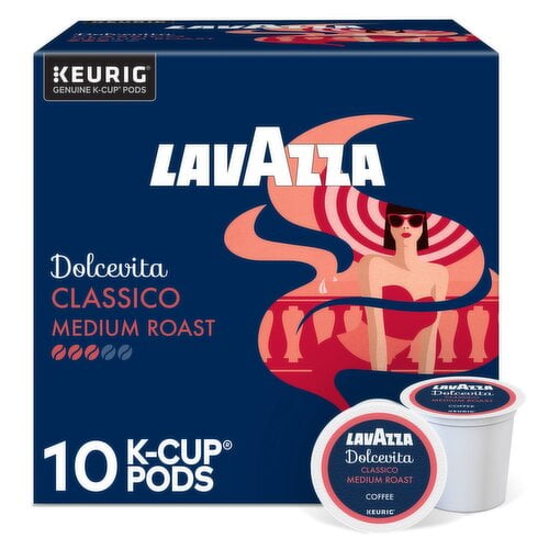 Lavazza Classico Single-Serve Coffee K-Cup® Pods for Keurig Brewer ...