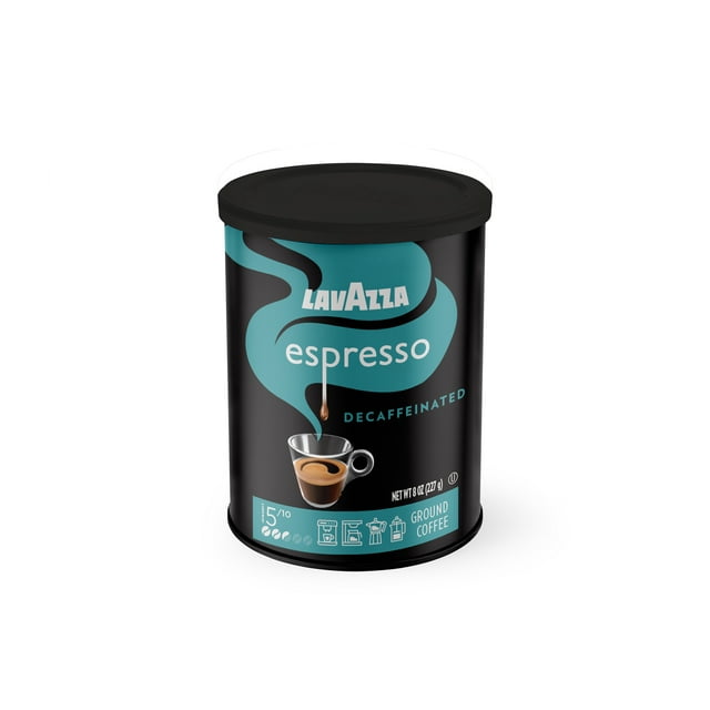Lavazza Espresso Decaffeinated Ground Coffee, 8 oz - Walmart.com